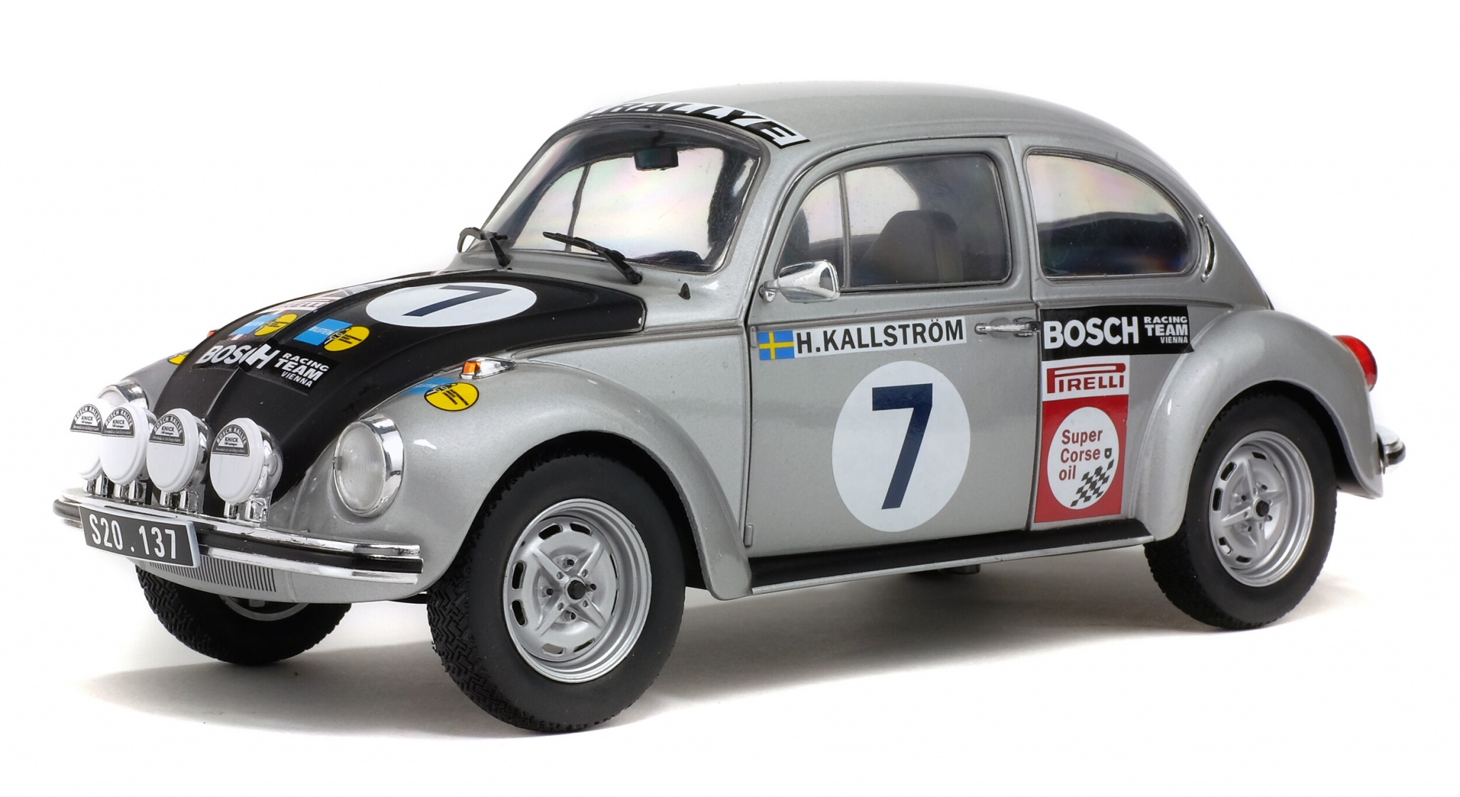 VOLKSWAGEN BEETLE 1303 - RALLY ACROPOLIS - 1973 - H.KALLSTROM #7 - Solido