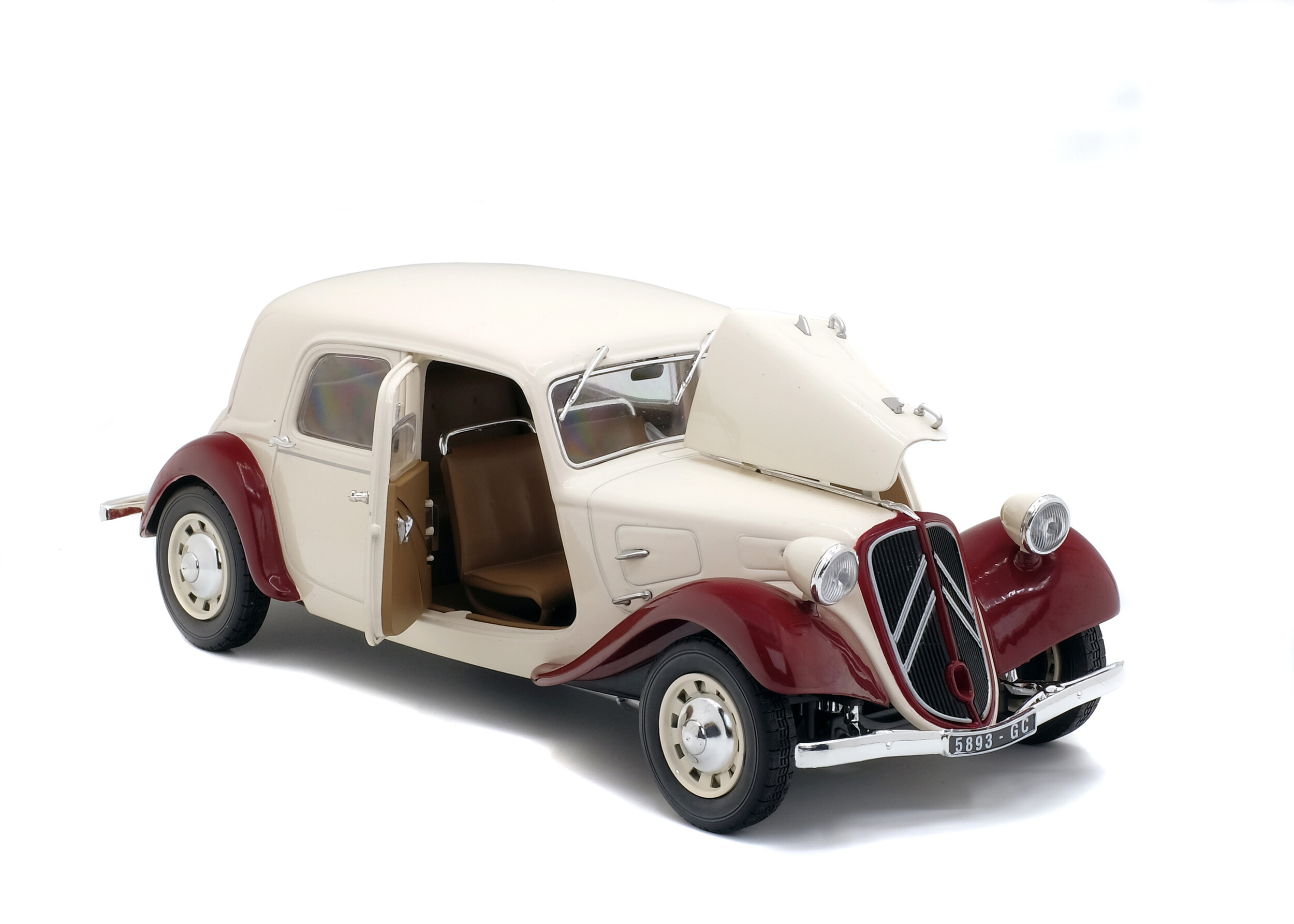 CITROËN TRACTION 11B - BI-TON BORDEAUX- 1938 - Solido