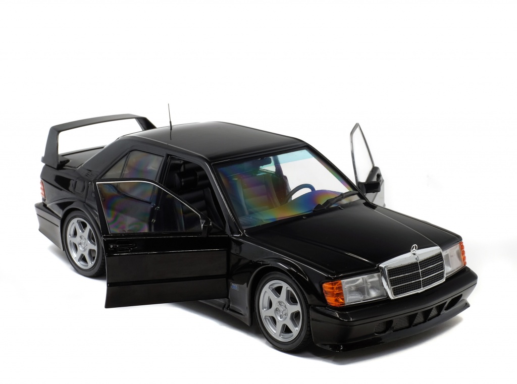 MERCEDES 190 EVO II (W201) - BLACK - 1990 - Solido