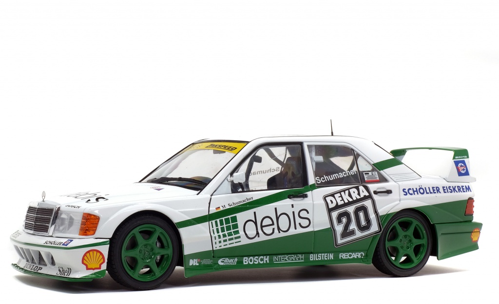 Mercedes-Benz 190 (W201) Evo II - DTM - 1991 - #20 M.SCHUMACHER - Solido