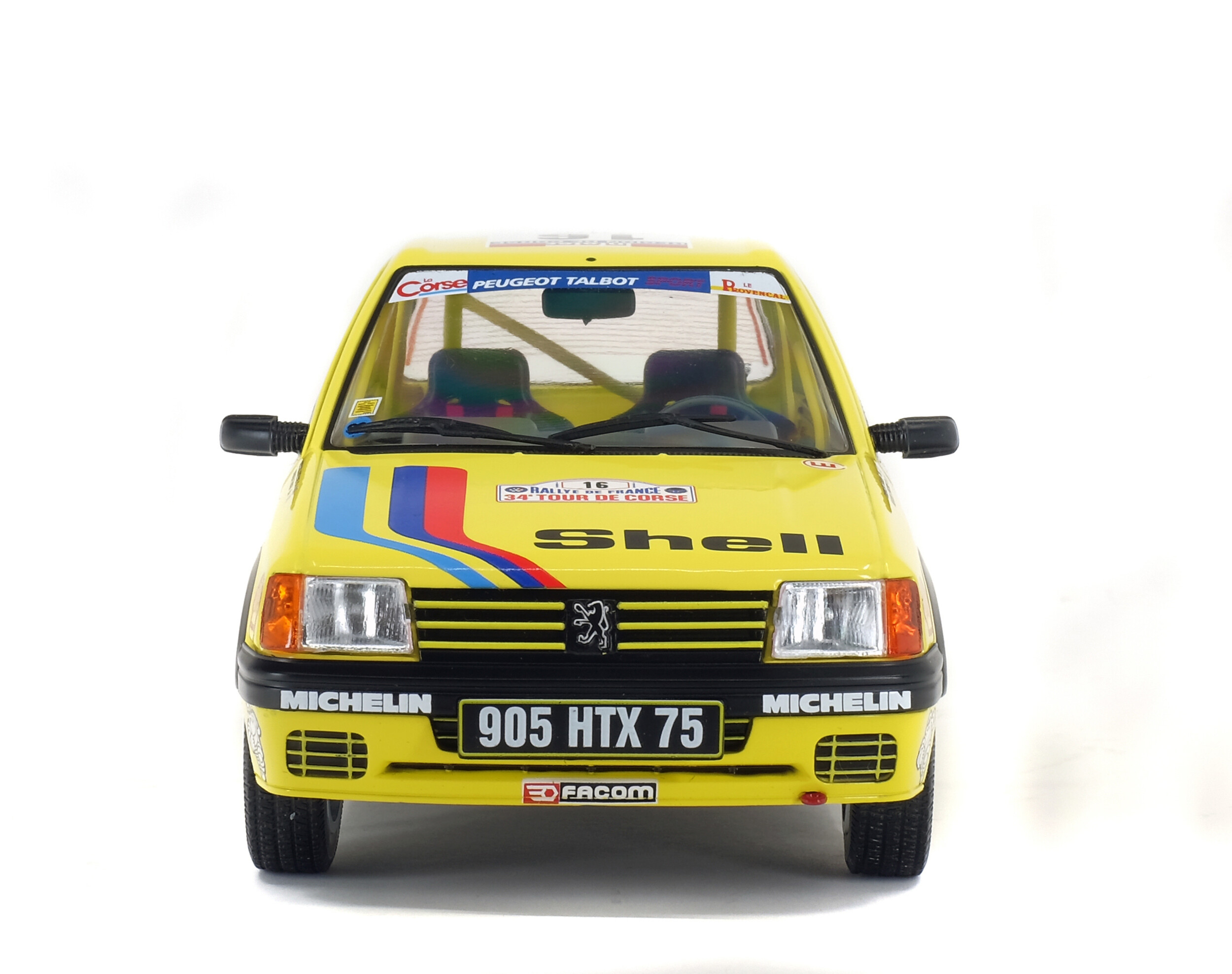 PEUGEOT 205 RALLYE PTS - TOUR DE CORSE 1990 - F.DOENLEN/E.MERCIOL #16 ...