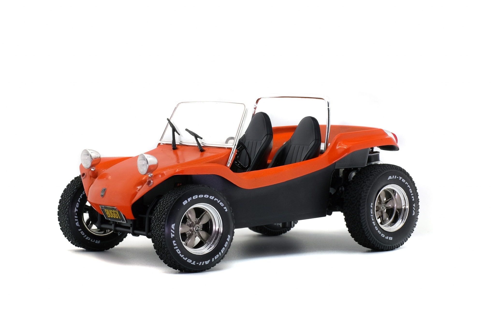 MANX MEYERS BUGGY - CONVERTIBLE ORANGE 1968 - Solido