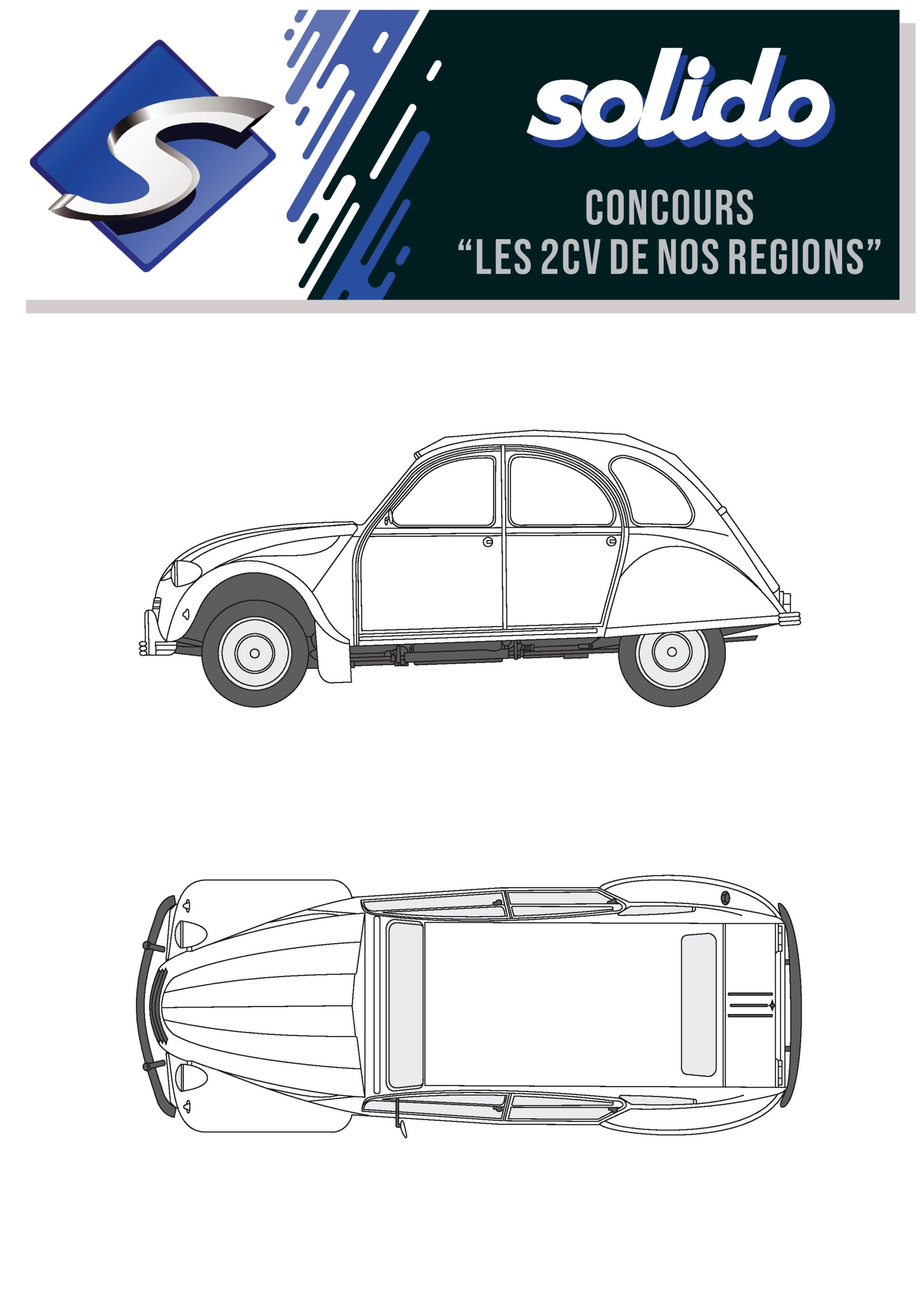 Citroen 2cv Drawing