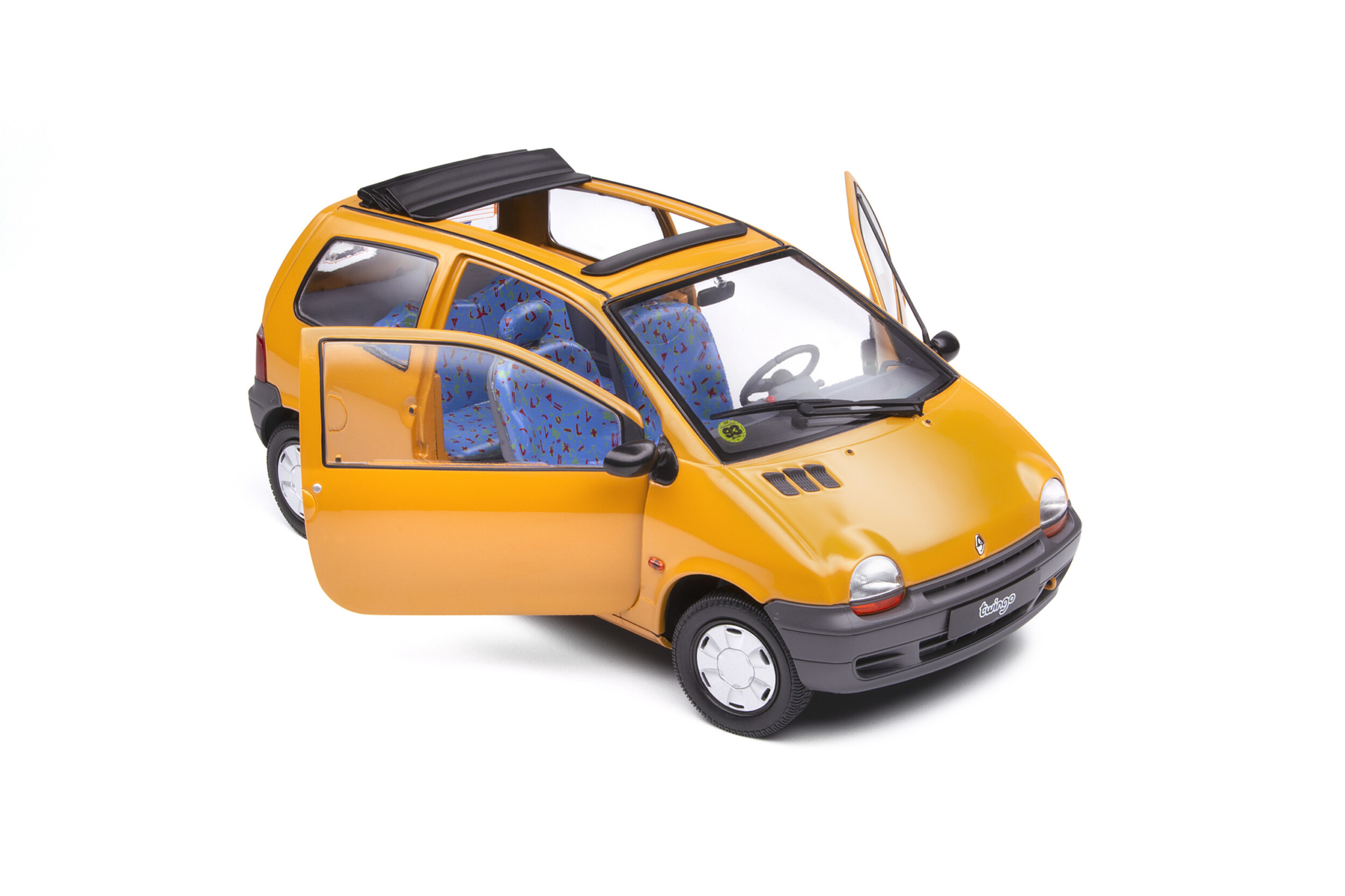 Renault Twingo Mk.1 Open Air - Jaune Indien - 1993 - Solido