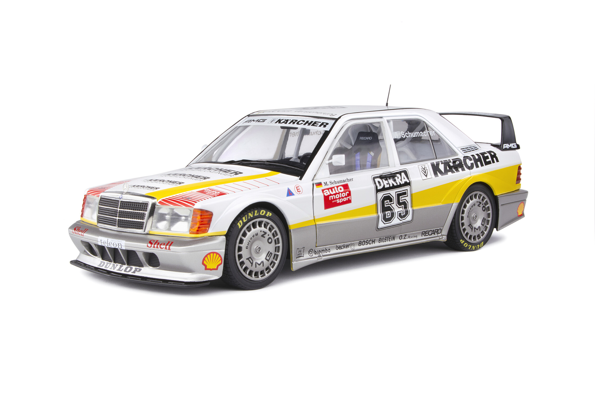 Mercedes-Benz 190 (W201) Evo II - DTM - 1990 - #65 M.SCHUMACHER - Solido
