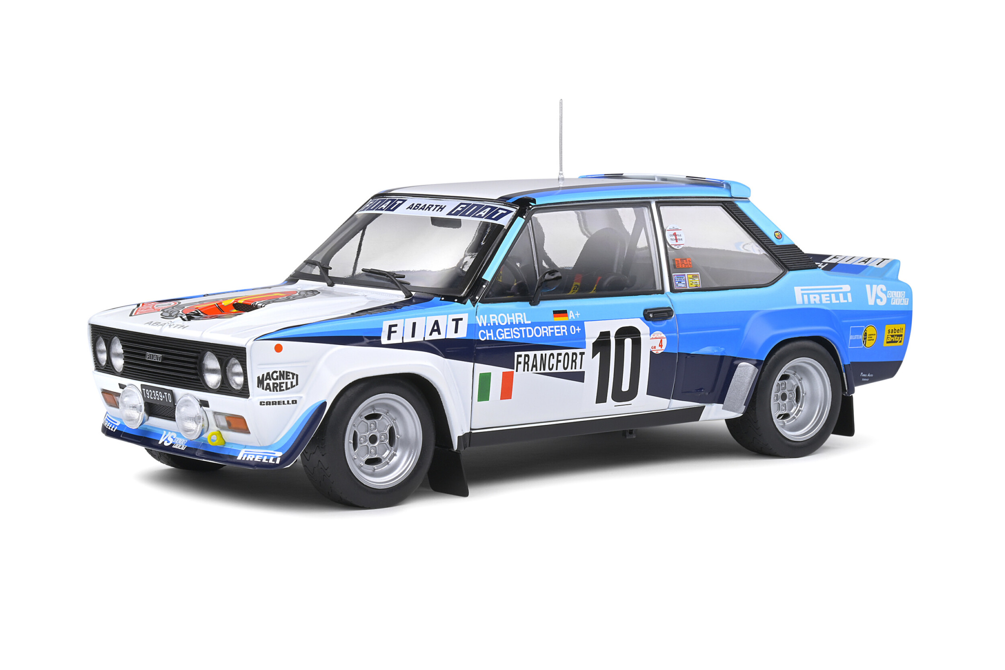 Fiat 131 Abarth - Rallye de Monte-Carlo - 1980 - #10 W.ROHRL - Solido