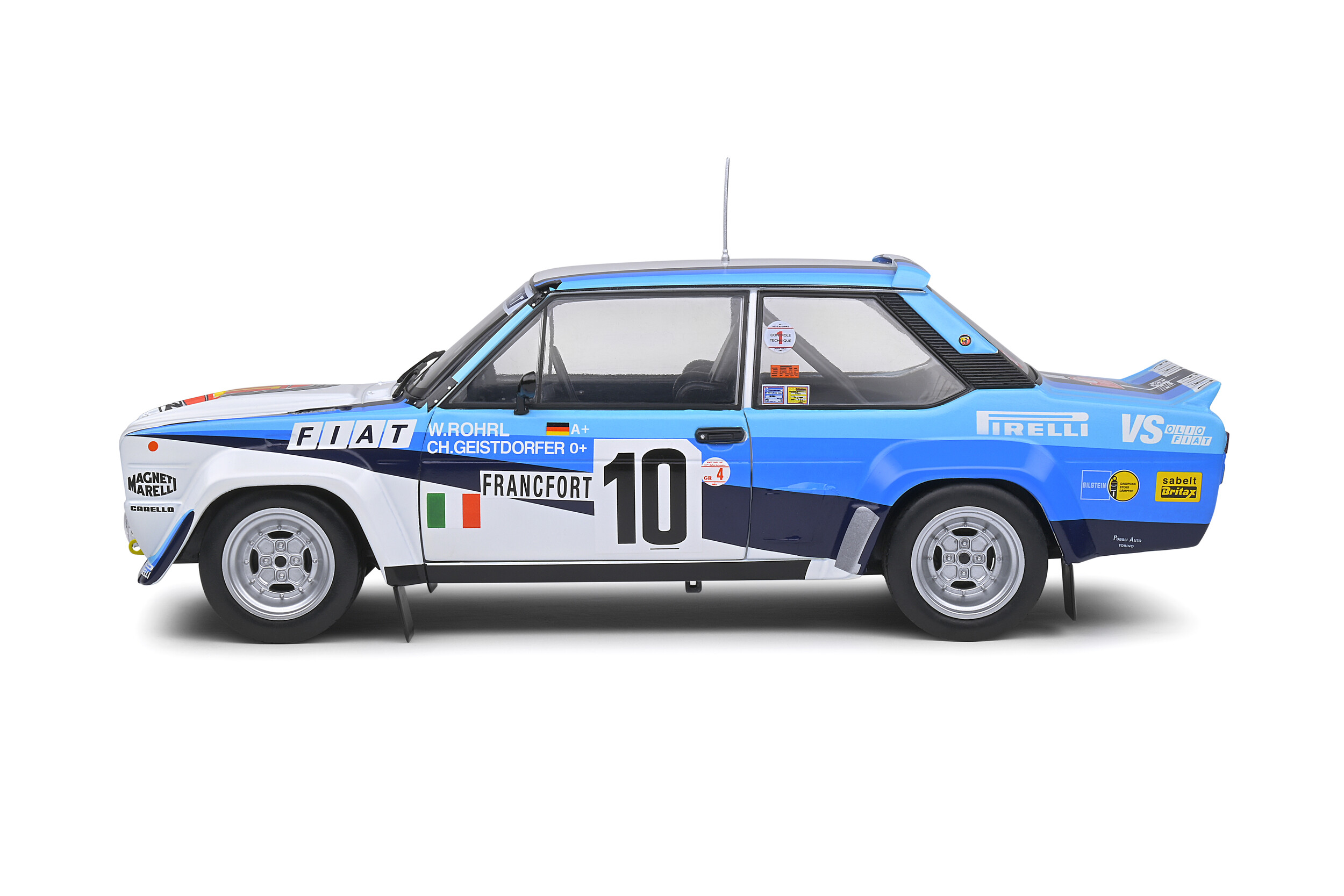 Fiat 131 Abarth - Rallye de Monte-Carlo - 1980 - #10 W.ROHRL - Solido