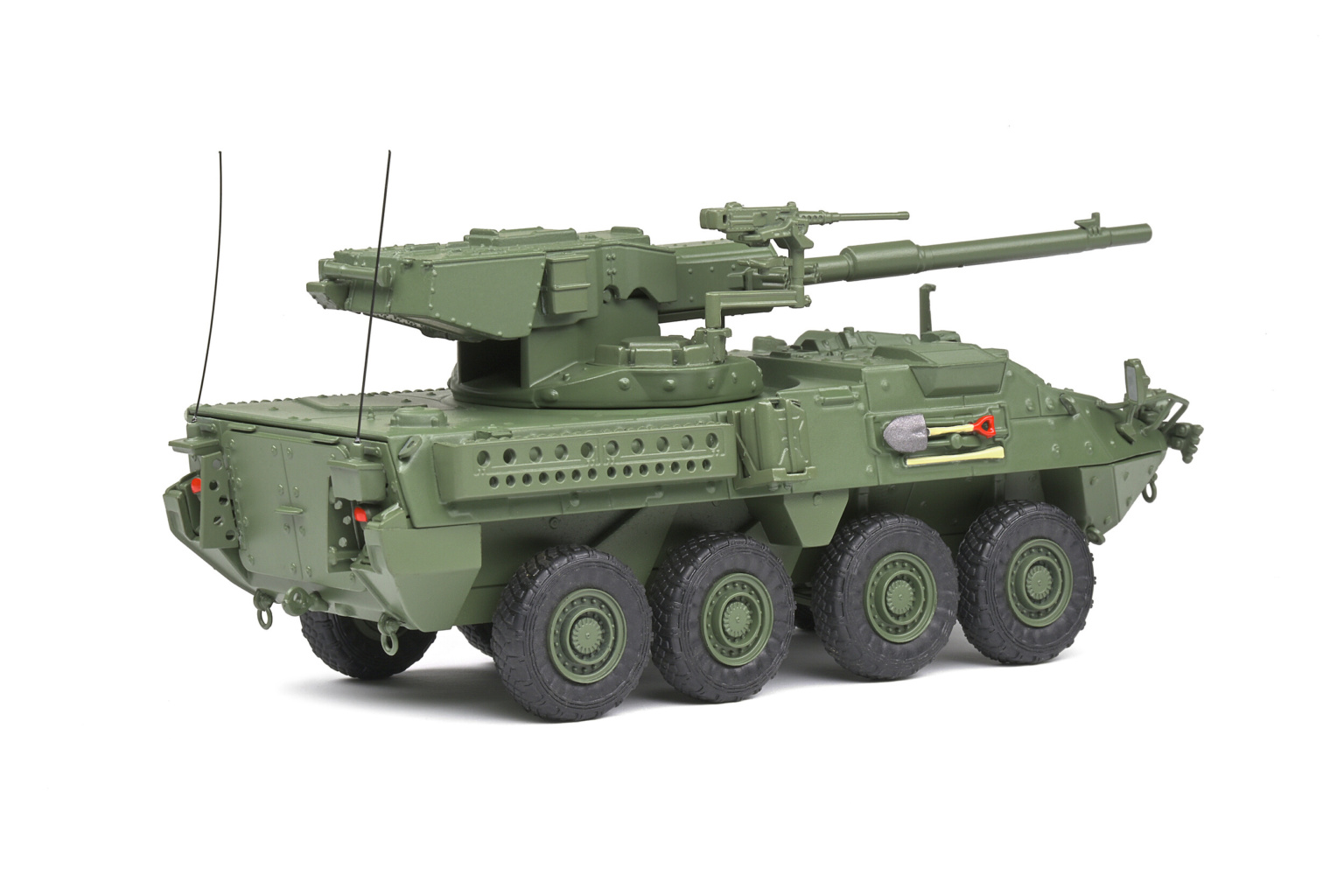 General Dynamics Lan Systems M1128 MGS Stryker - Green Camo - 2002 - Solido