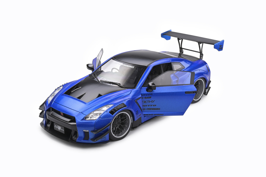 NIssan GT-R (R35) W/ Liberty Walk Body Kit 2.0 - Metallic Blue - 2020 ...
