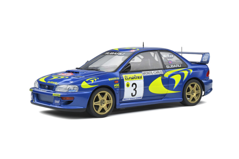 Subaru Impreza 22B - Rallye Monte-Carlo - 1998 - #3 McRae/Grist - Solido