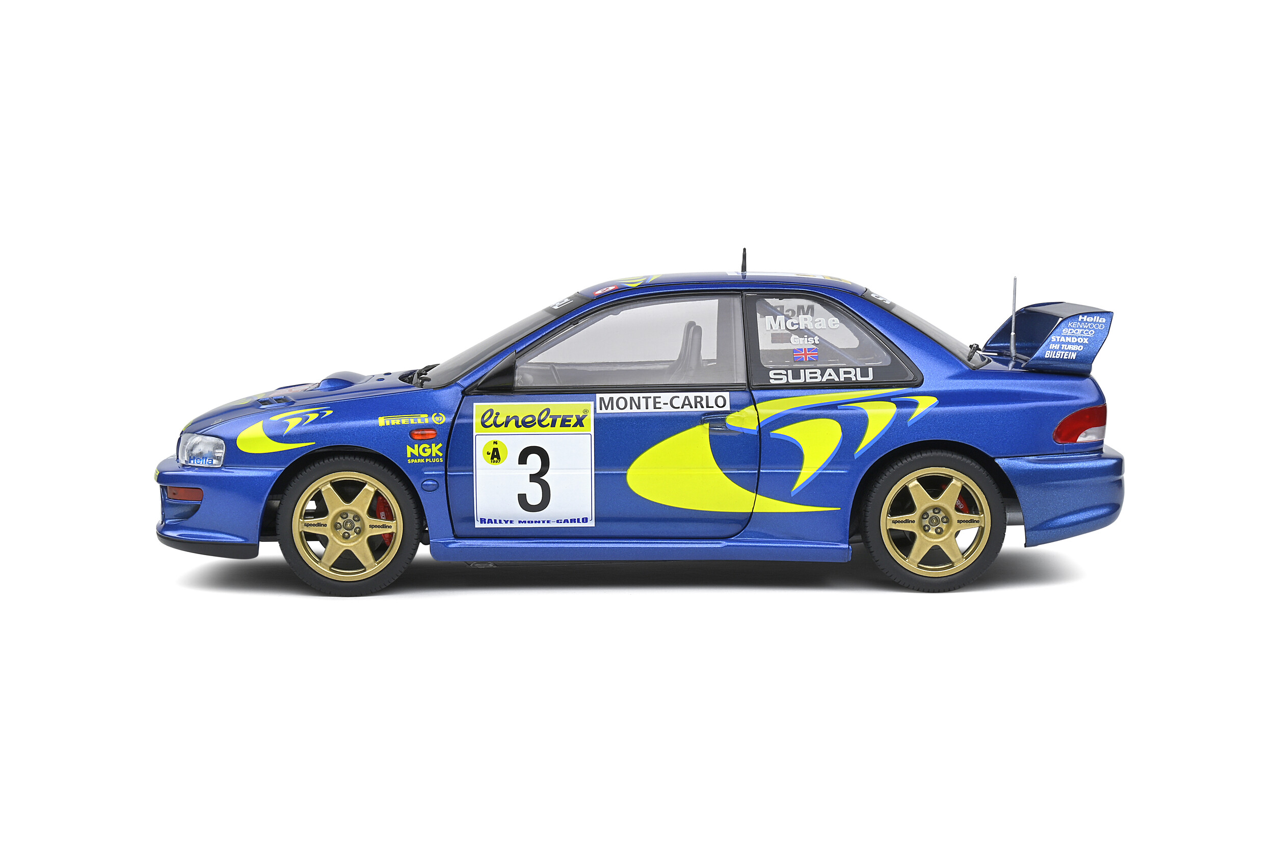 Subaru Impreza 22B - Rallye Monte-Carlo - 1998 - #3 McRae/Grist - Solido