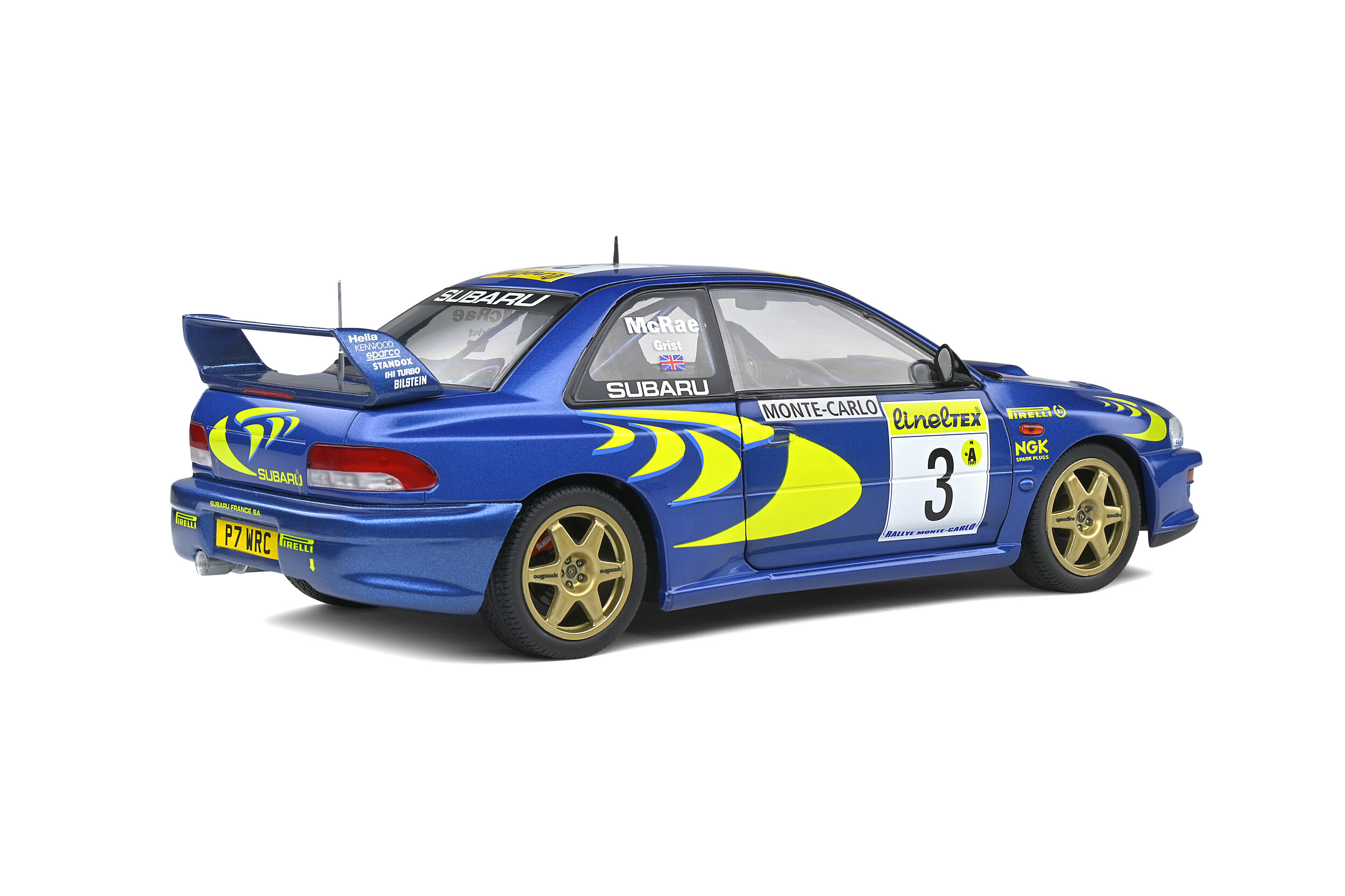 Subaru Impreza 22B - Rallye Monte-Carlo - 1998 - #3 McRae/Grist - Solido