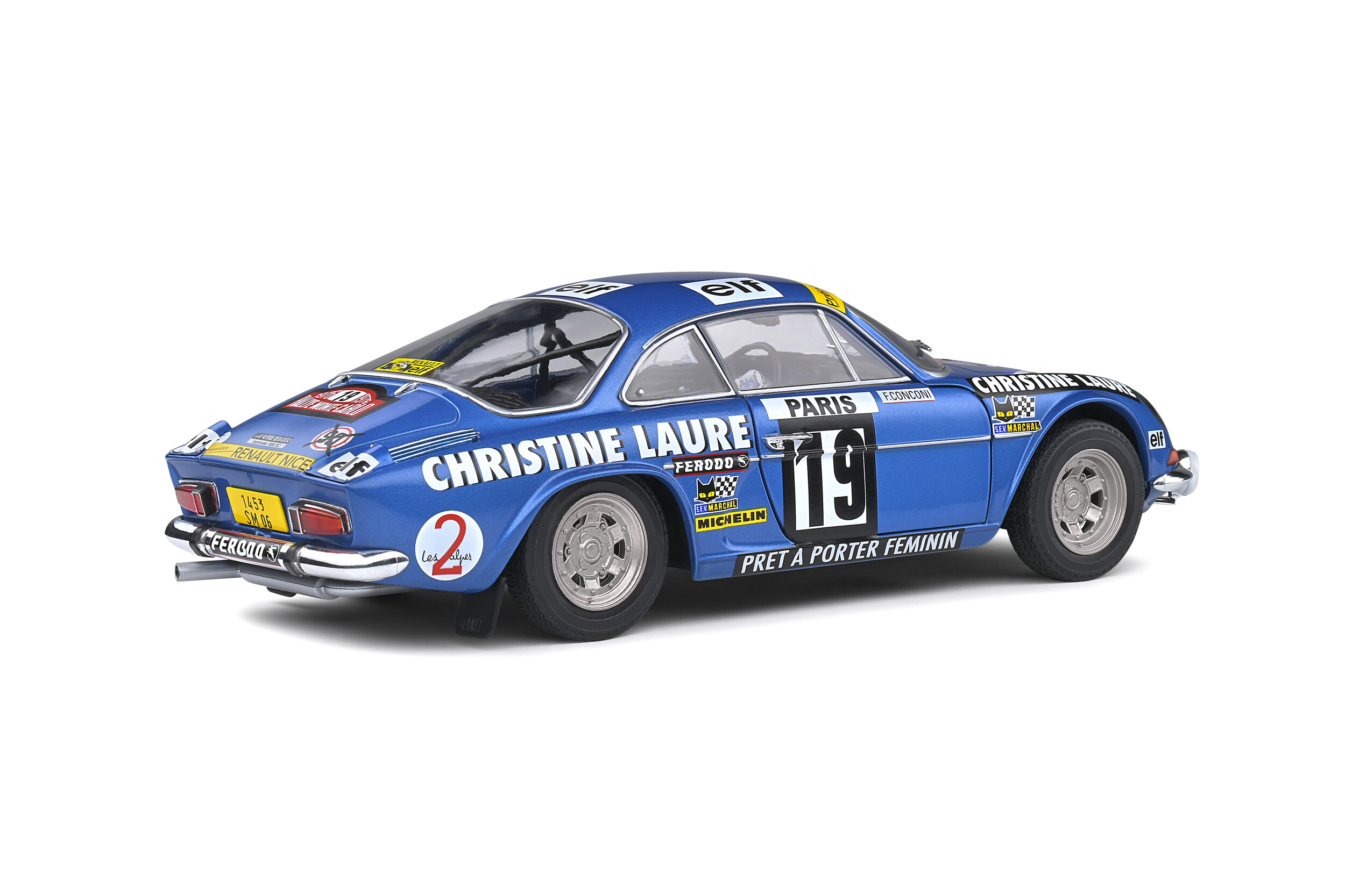 Alpine A110 1600S - Rallye Monte-Carlo - 1976 - #19 M.MOUTON/F.CONCONI ...