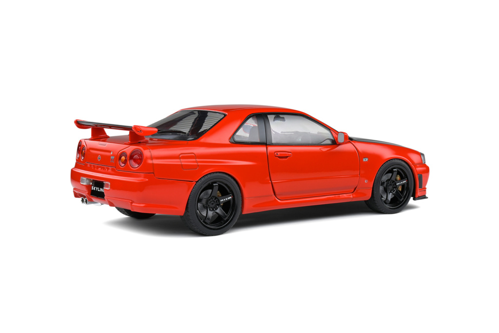 Nissan Skyline (R34) GT-R - Active Red - 1999 - Solido