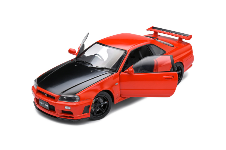 Nissan Skyline (R34) GT-R - Active Red - 1999 - Solido