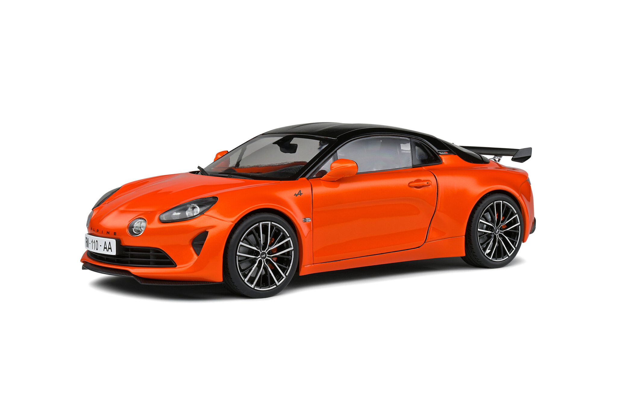 Alpine A110 S pack Aero - Orange Fire - 2022 - Solido