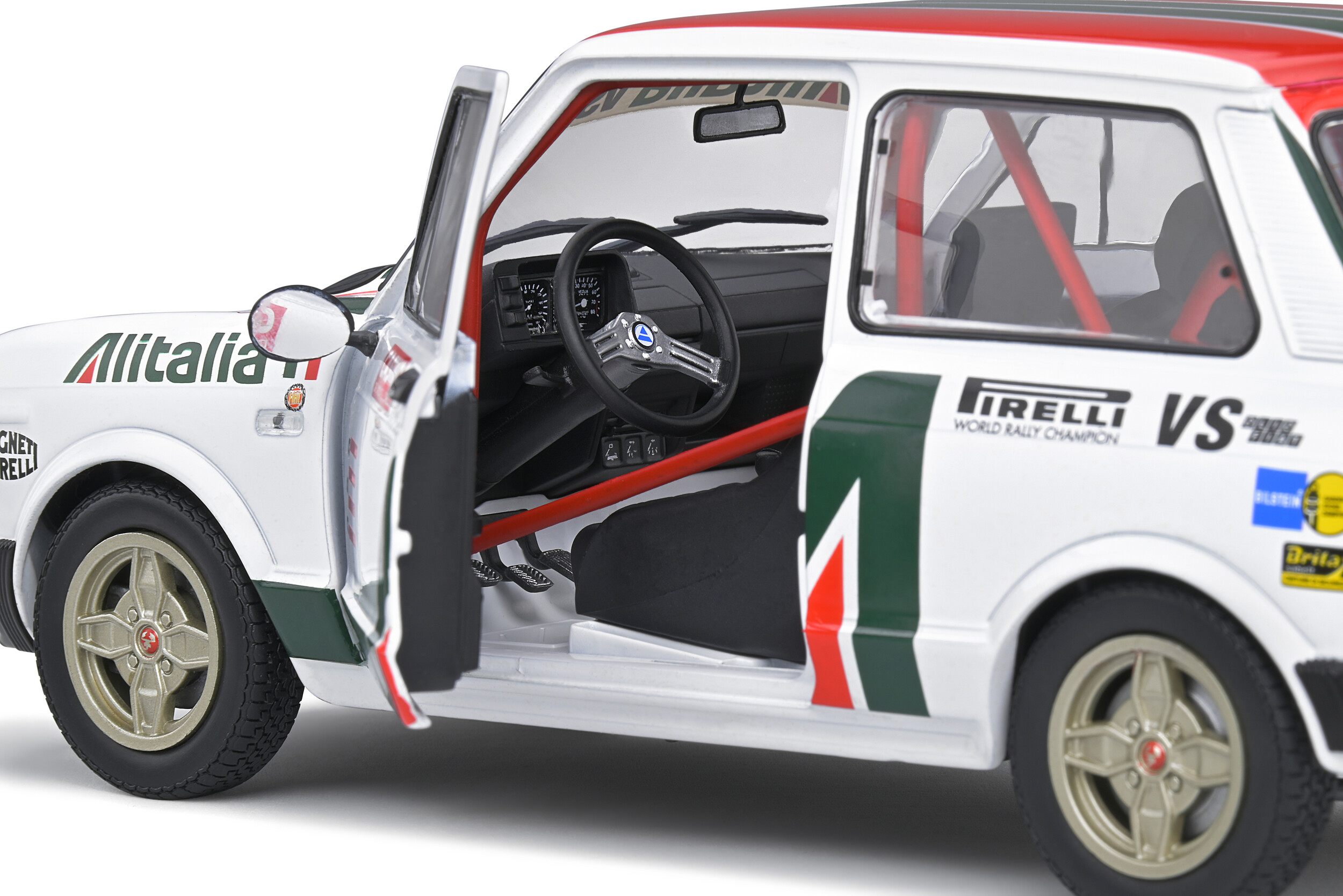 Autobianchi A112 Mk.5 Abarth Alitalia rally set - 1980 - Solido