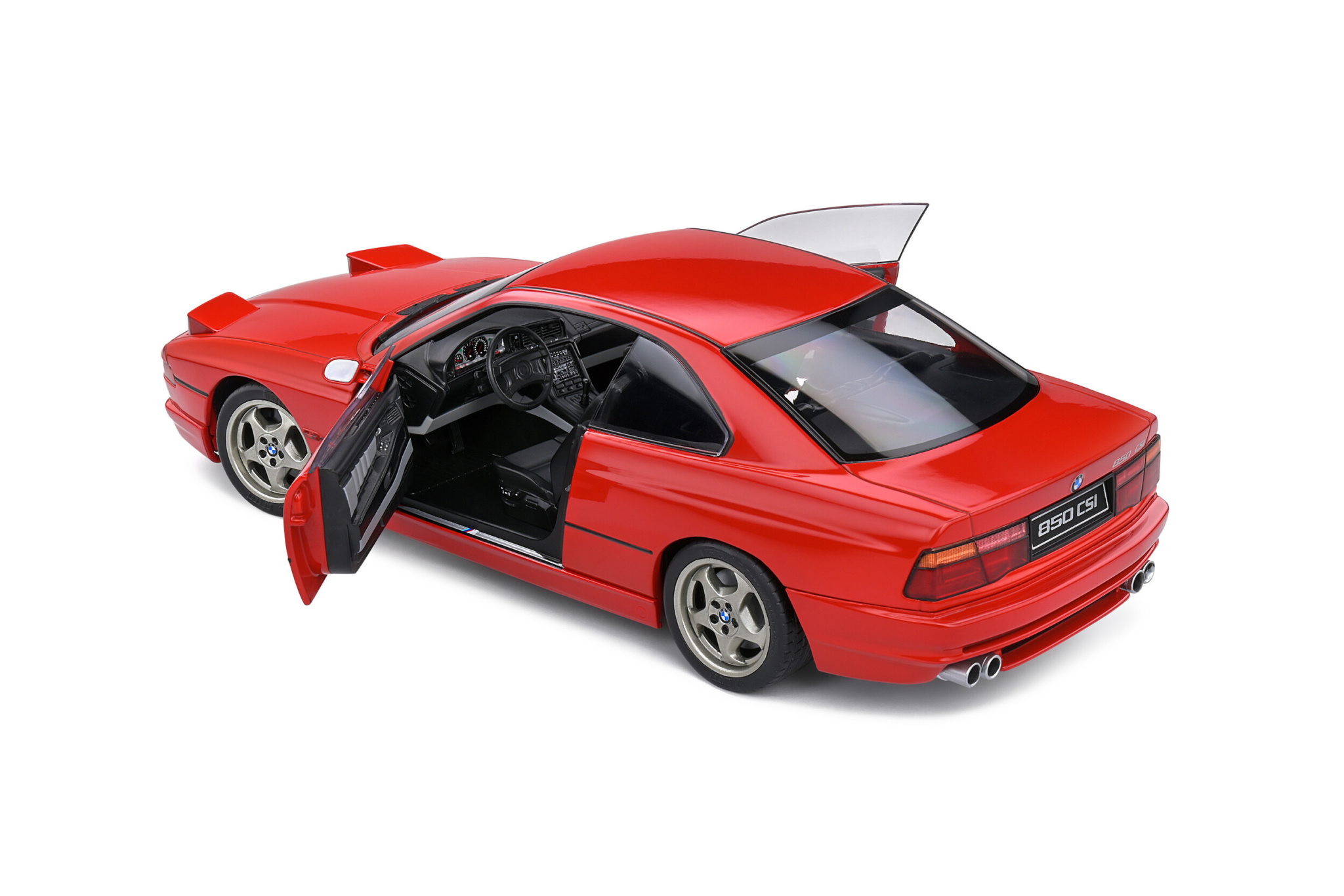 BMW 850 (E31) CSI - Brilliant Rot - 1990 - Solido