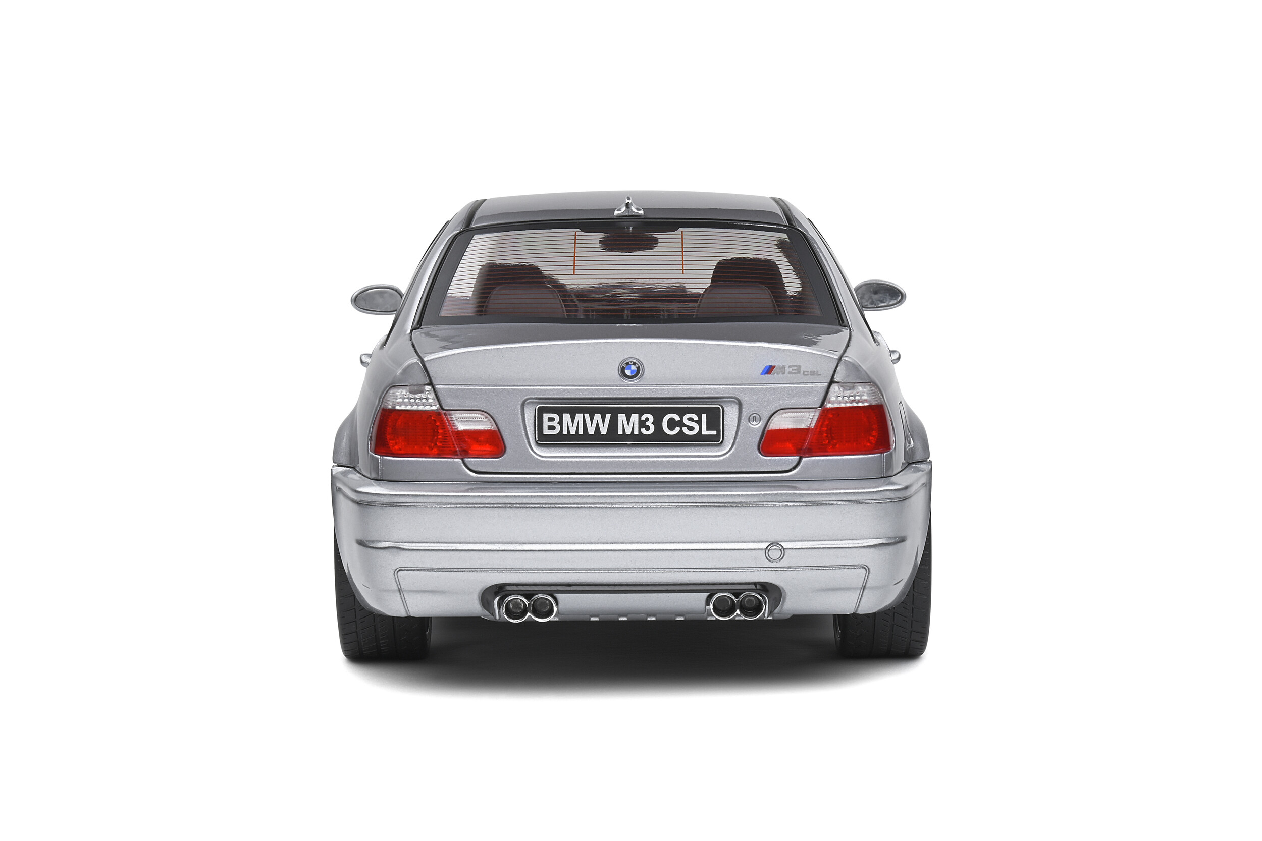 BMW E46 CSL Coupé - Silver Grey Metallic - 2003 - Solido