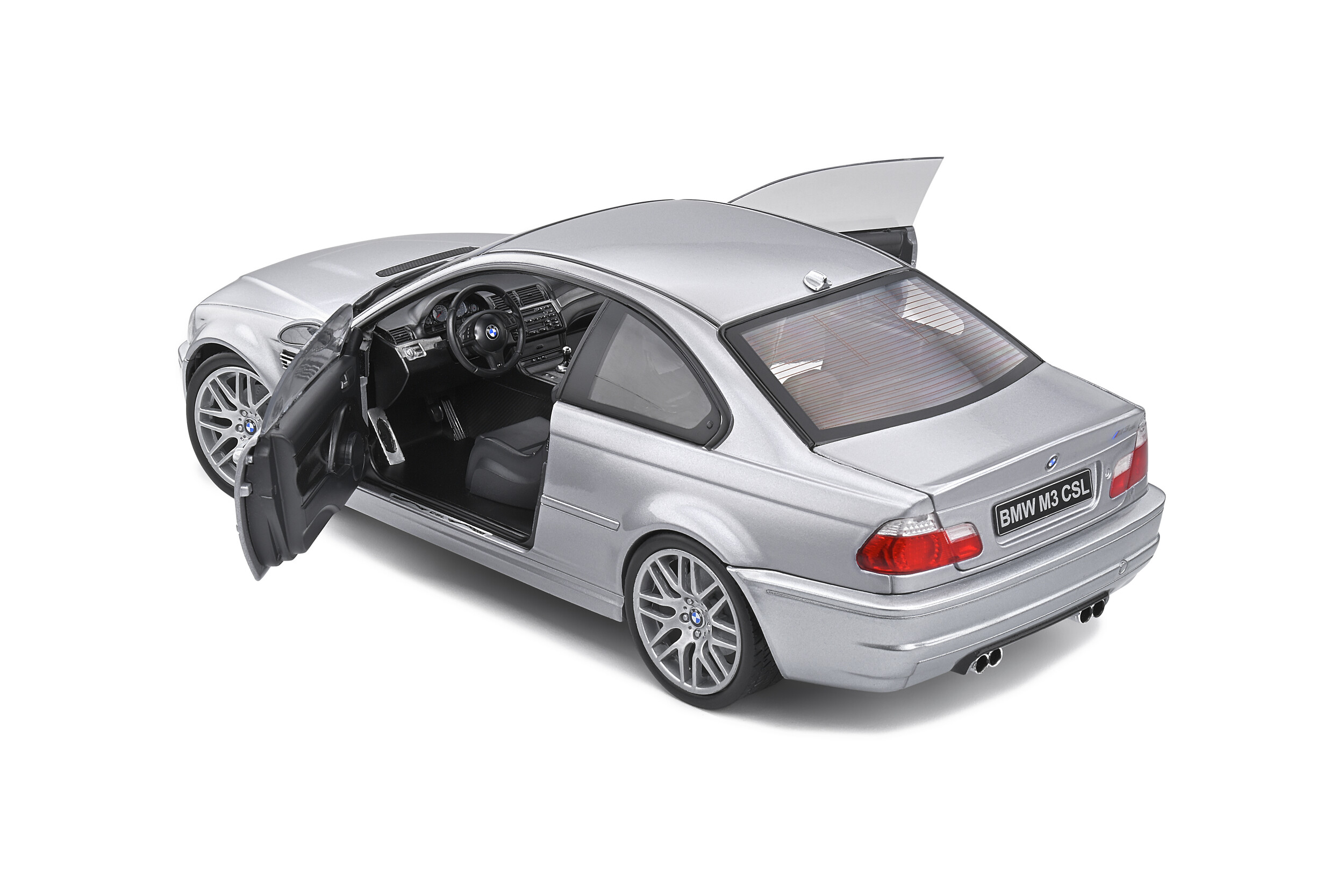 BMW E46 CSL Coupé - Silver Grey Metallic - 2003 - Solido
