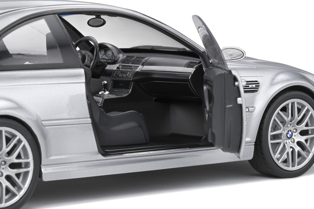 BMW E46 CSL Coupé - Silver Grey Metallic - 2003 - Solido