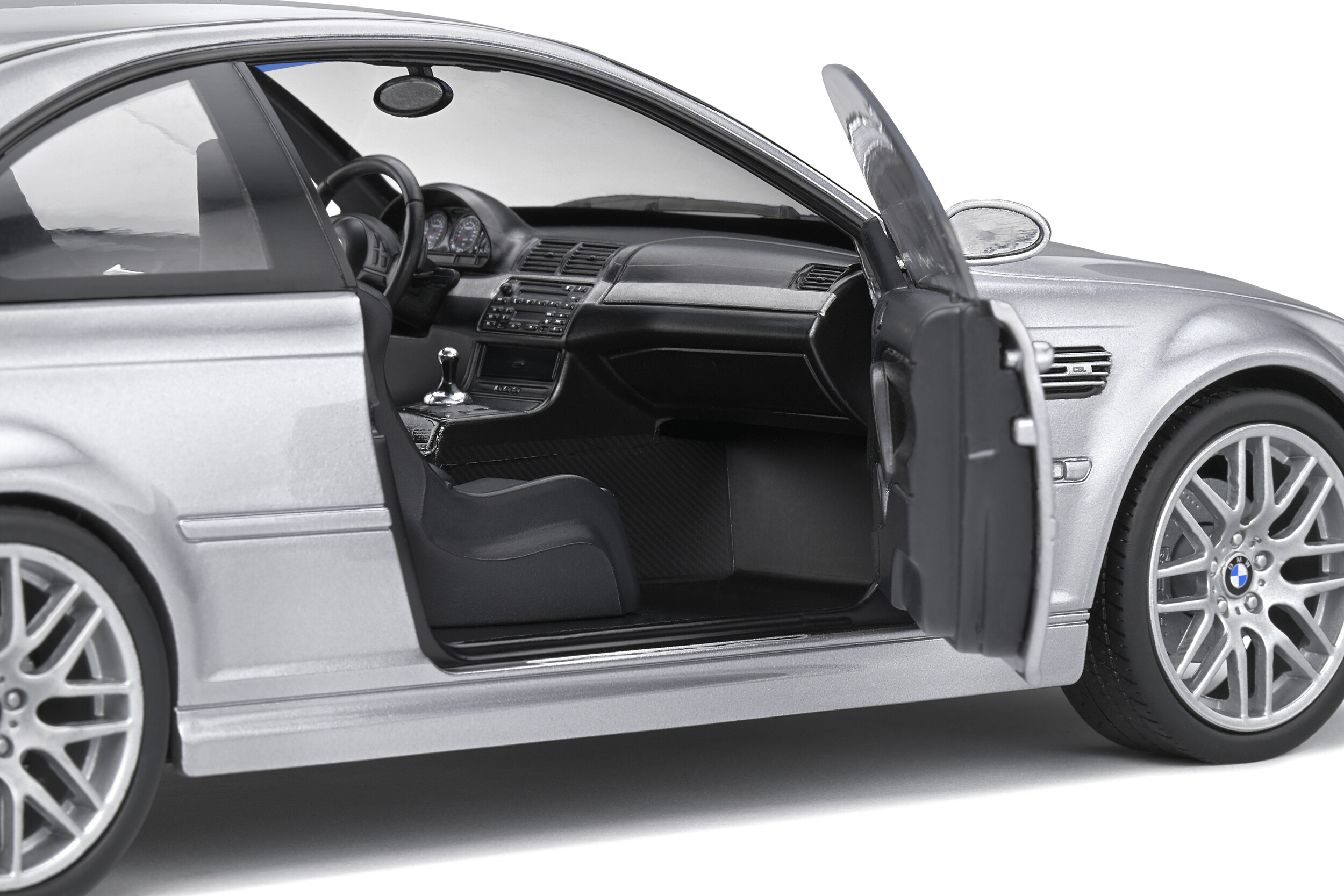 BMW E46 CSL Coupé - Silver Grey Metallic - 2003 - Solido