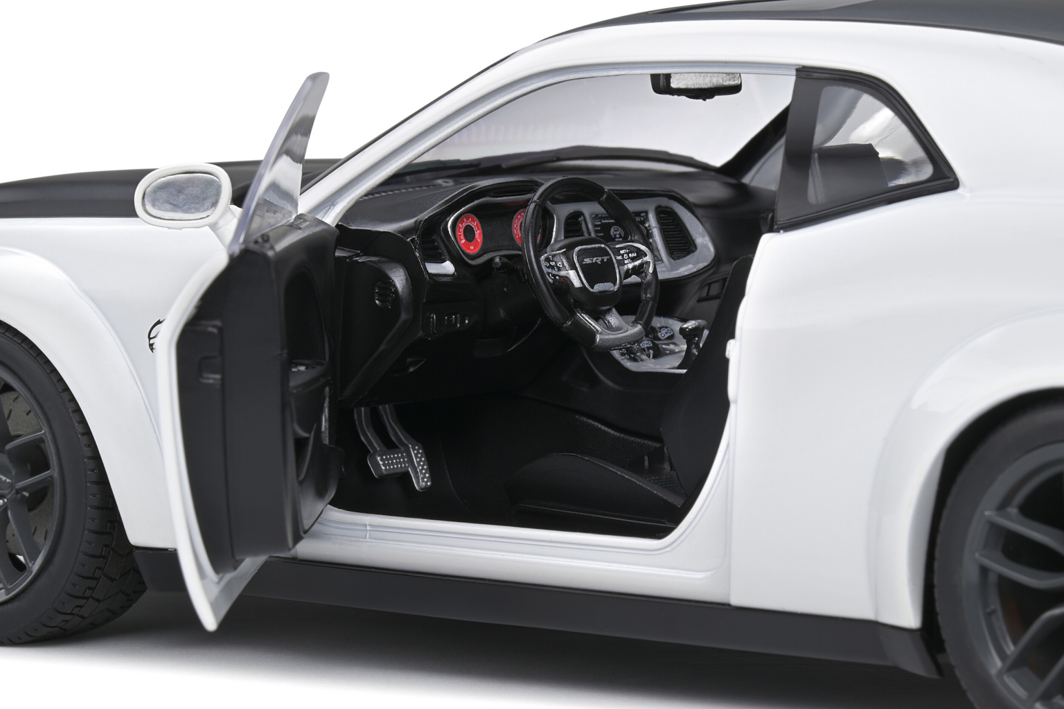 Dodge Challenger SRT Hellcat Widebody - White Knuckle - 2020 - Solido