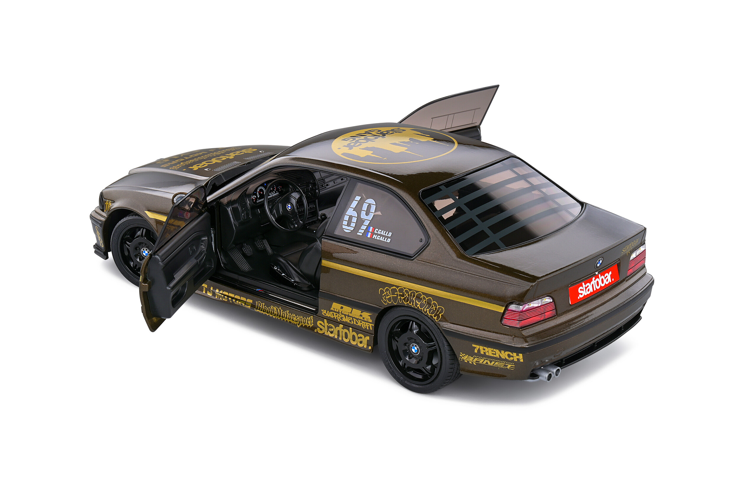 BMW E36 Coupe M3 Starfobar - Championnat de Drift - 2022 - Solido