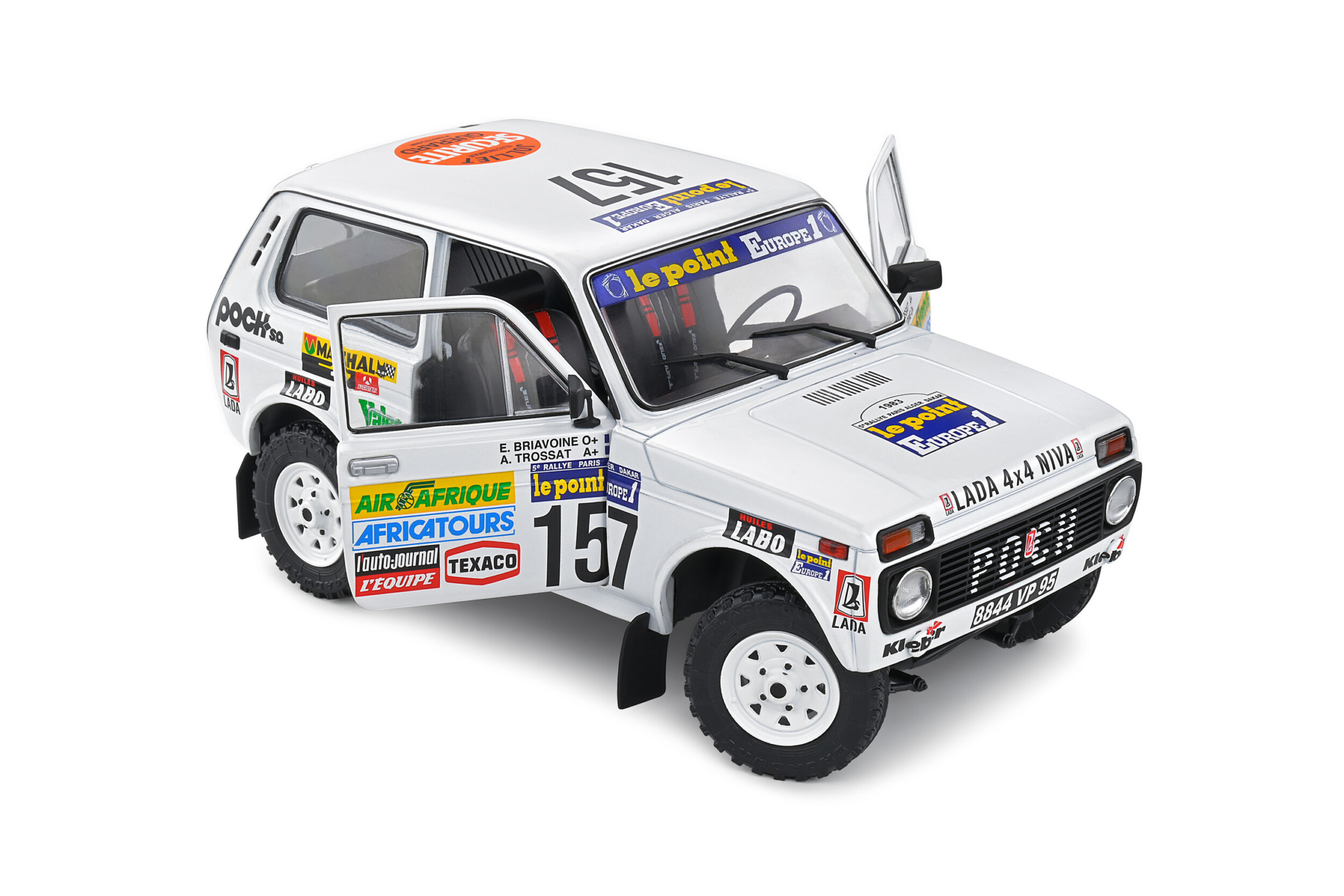 Lada Niva - Paris Dakar - 1983 - #157 Trossat / Briavoine - Solido