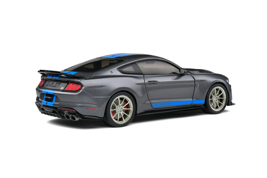 Ford Shelby GT500 KR - Silver / Blue Stripes - 2022 - Solido
