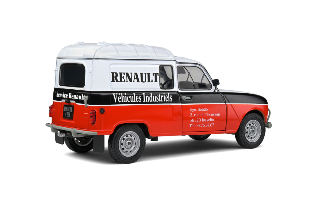 Renault 4LF4 Renault Vehicule Industriel - White | Red - 1988 - Solido