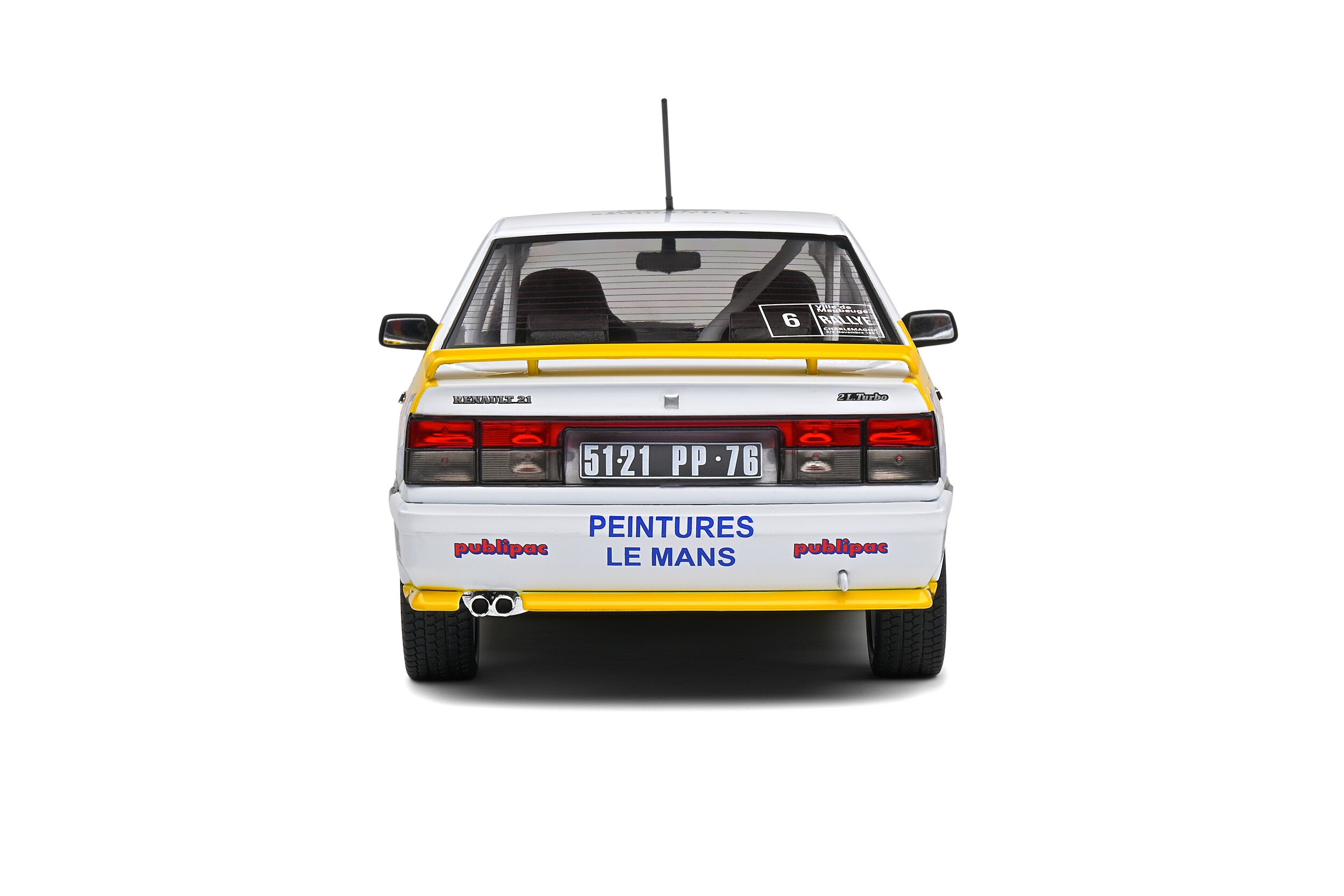 Renault R21 Turbo Gr.A - Rally Charlemagne - 1991 - #15 M.Rats / M ...