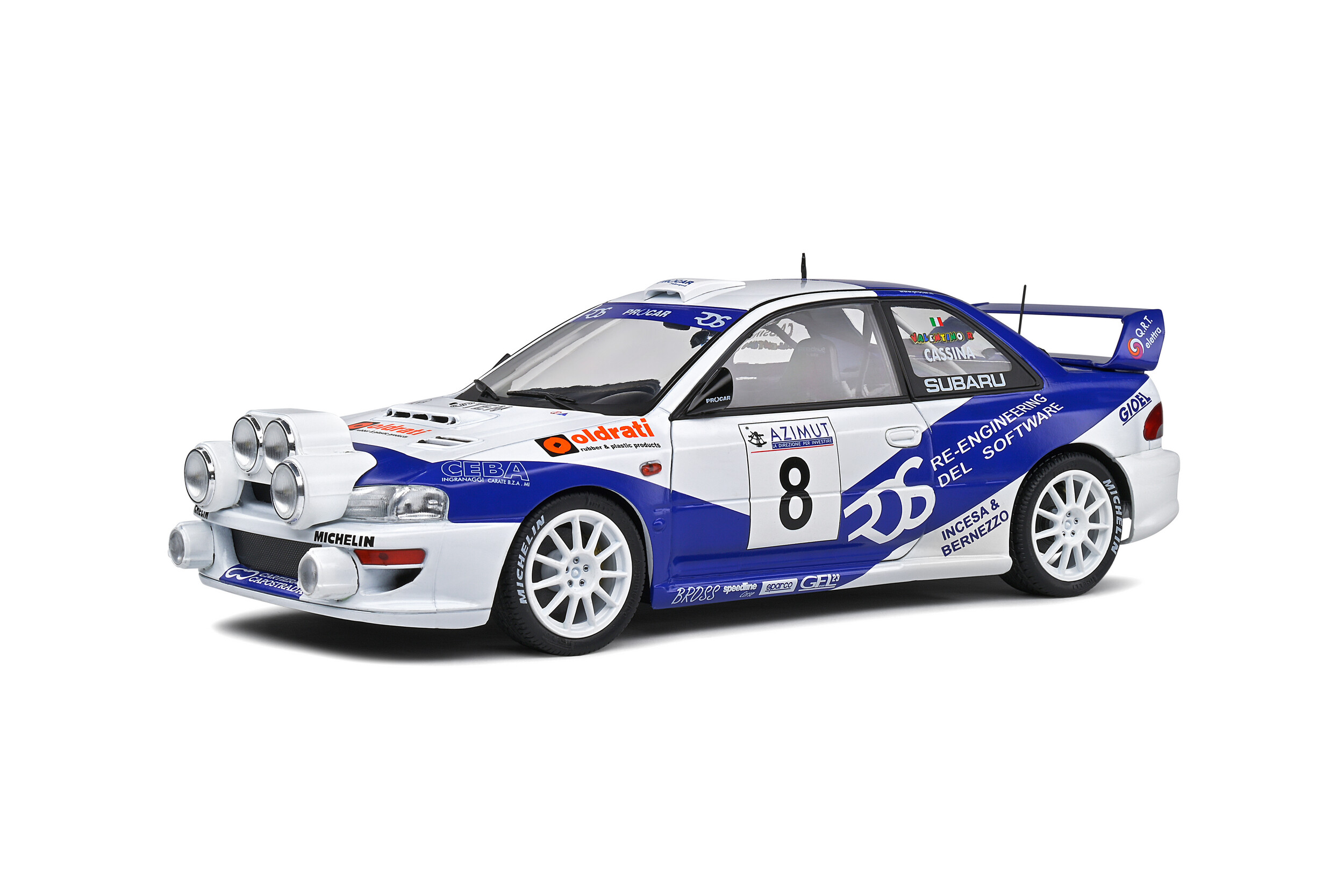 Subaru Impreza S5 WRC99 - Rally Azimut Di Monza - 2000 - #8 V.Rossi / C ...