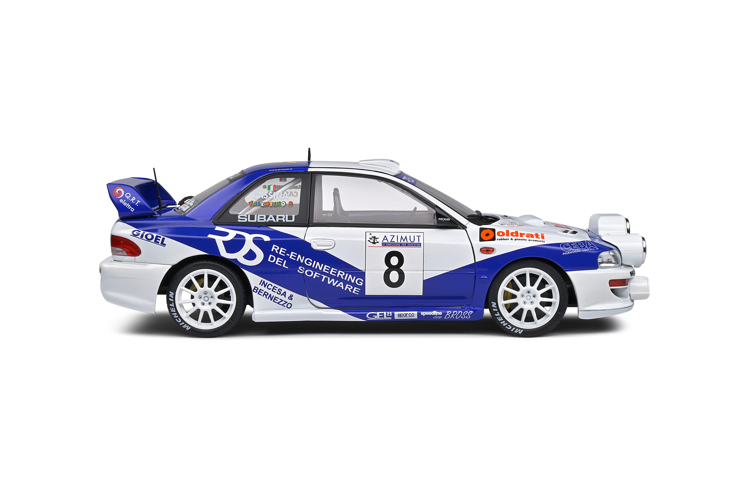 Subaru Impreza S5 WRC99 - Rally Azimut Di Monza - 2000 - #8 V.Rossi / C ...