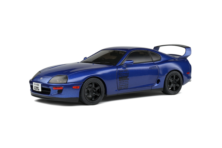 Toyota Supra Mk4 (A80) Streetfighter - Dark Blue - 1993 - Solido