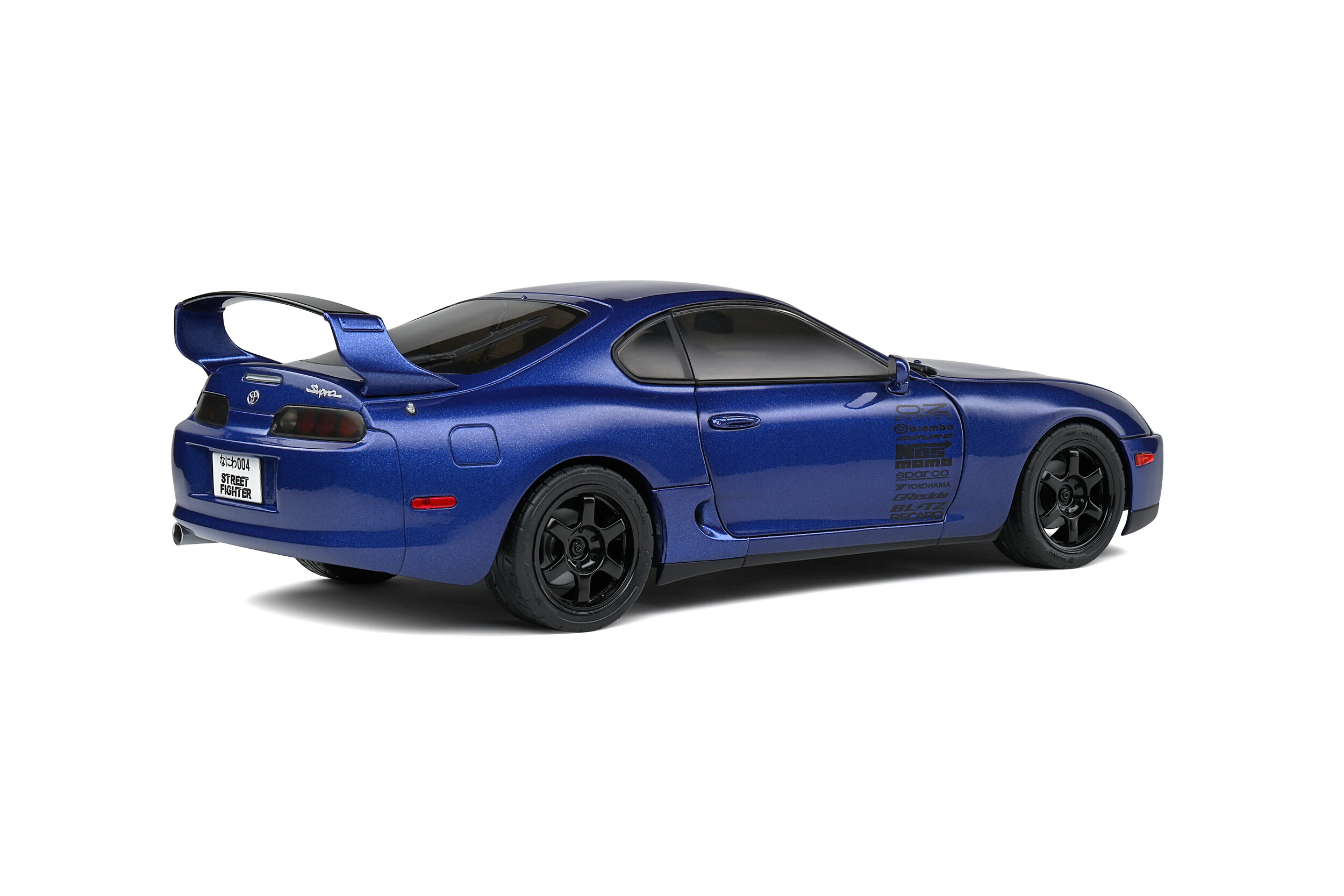 Toyota Supra Mk4 (A80) Streetfighter - Dark Blue - 1993 - Solido