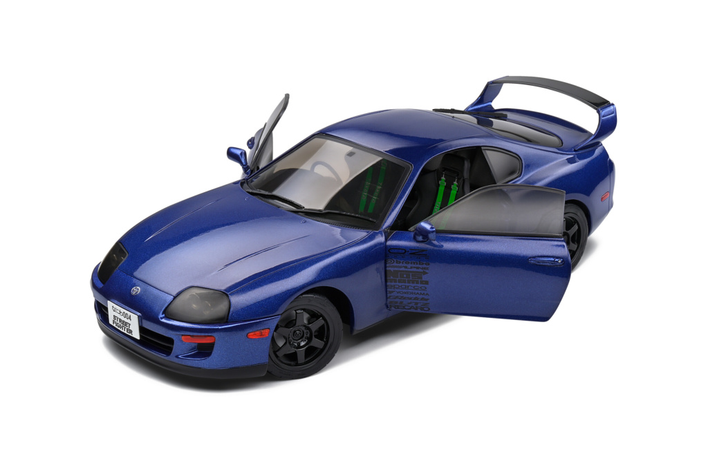 Toyota Supra Mk4 (A80) Streetfighter - Dark Blue - 1993 - Solido