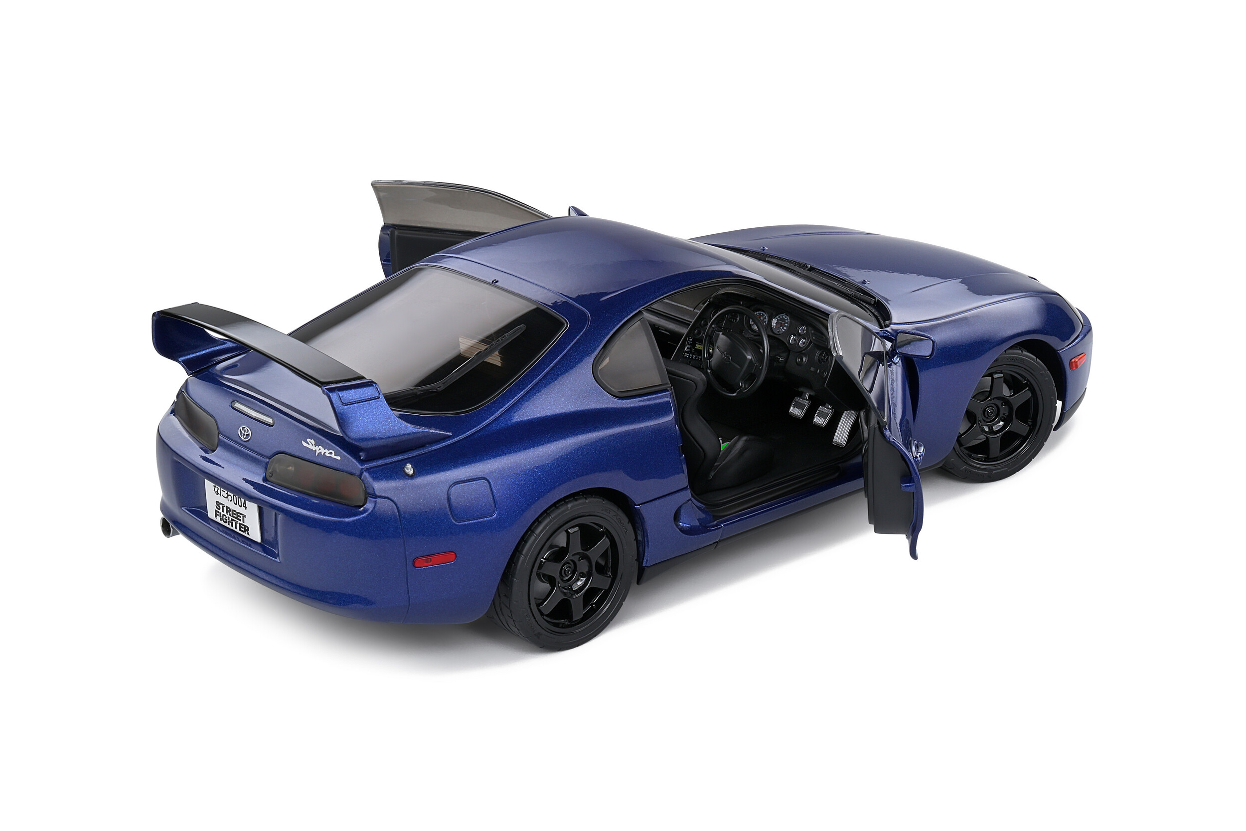Toyota Supra Mk4 (A80) Streetfighter - Dark Blue - 1993 - Solido