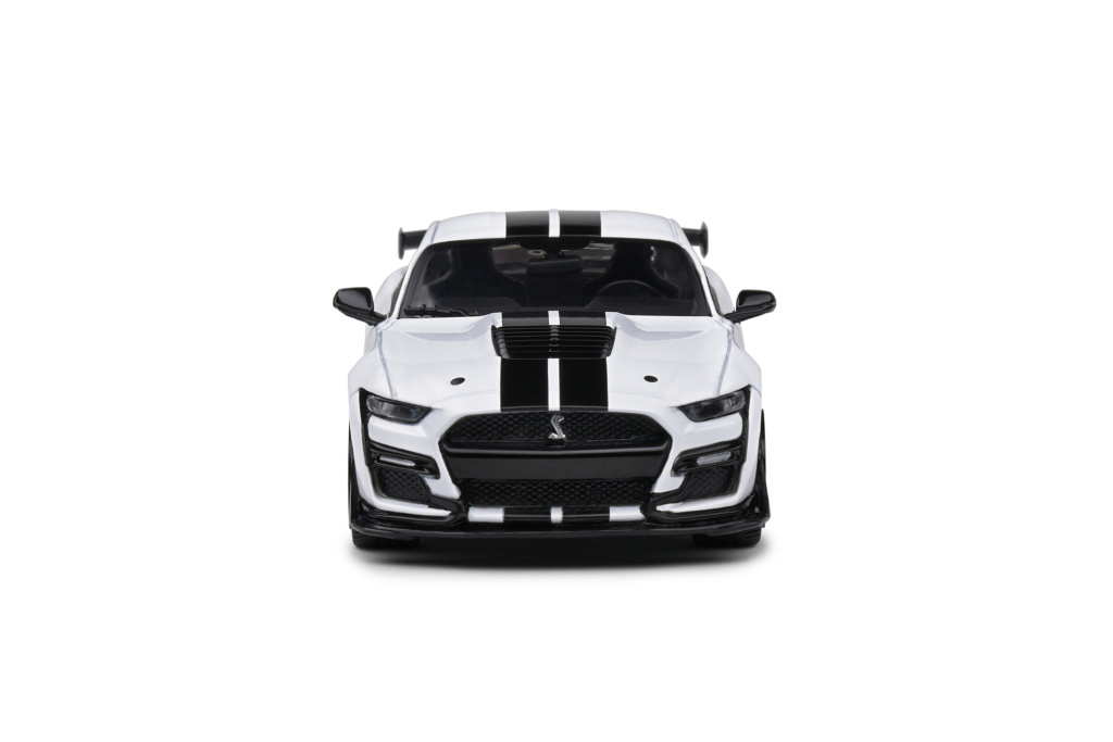 Shelby Mustang GT500 Stripes Black - White/Black Stripes - Solido