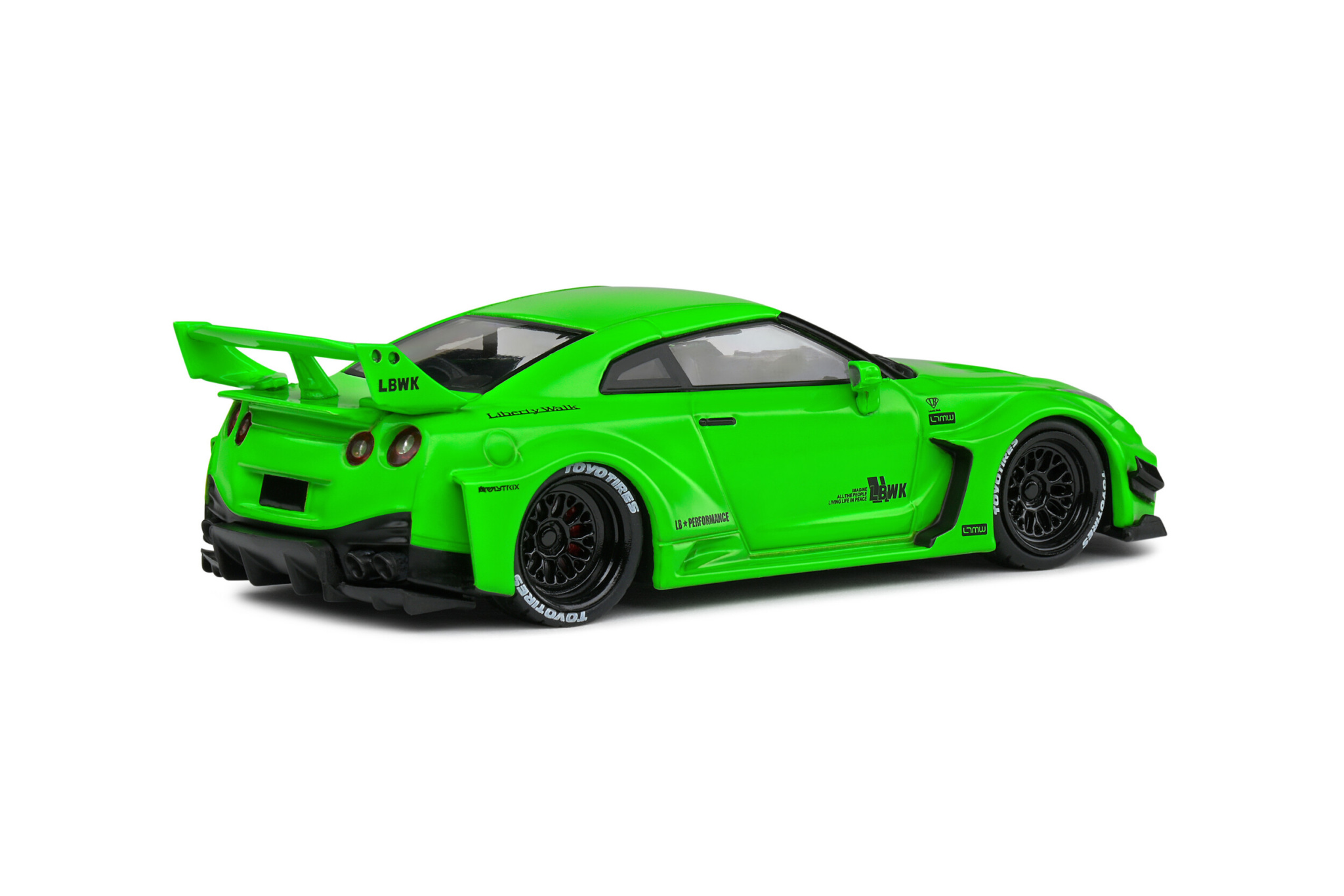 Nissan GT-R (R35) LB Work Silhouette - Acid Green - 2020 - Solido