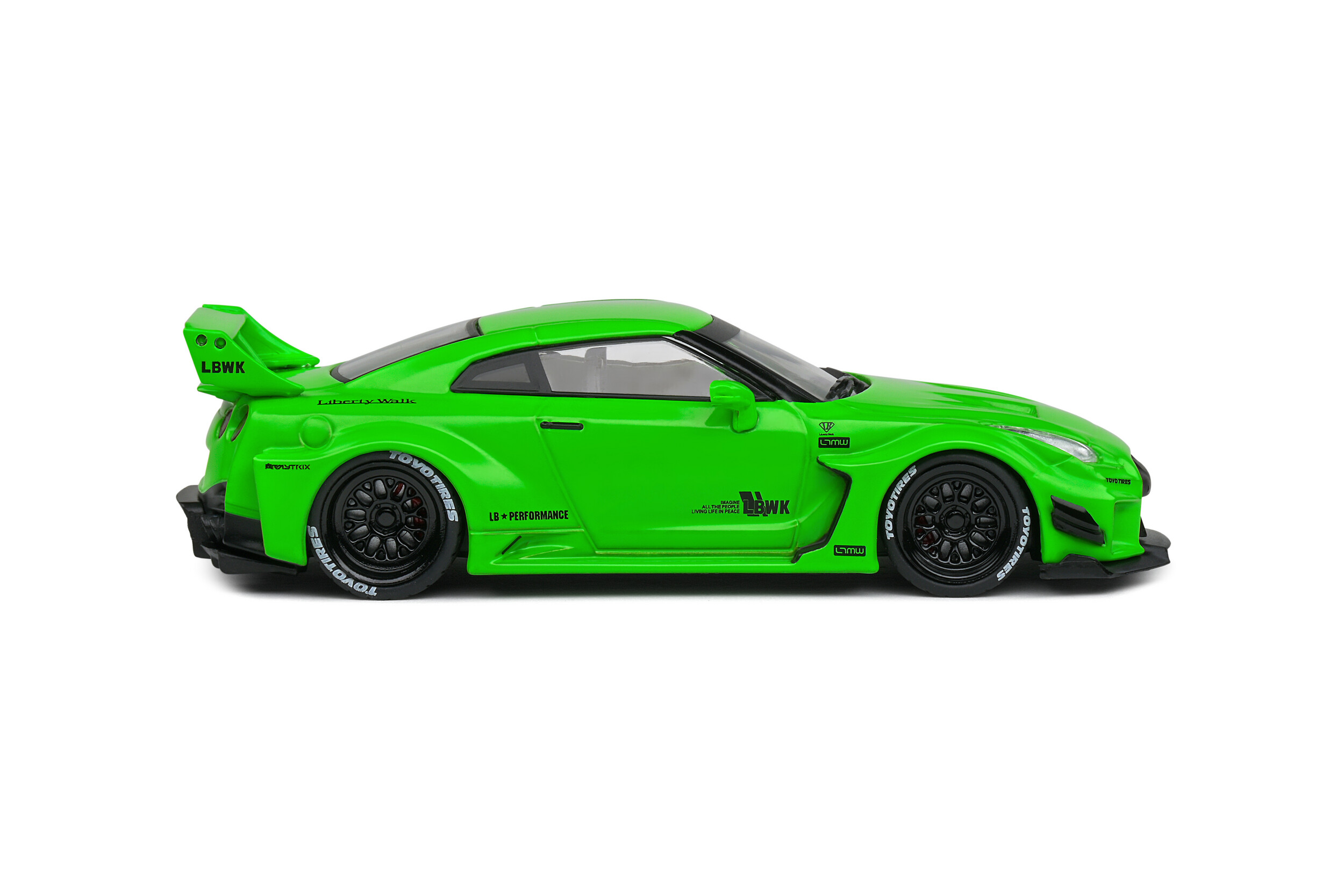 Nissan GT-R (R35) LB Work Silhouette - Acid Green - 2020 - Solido