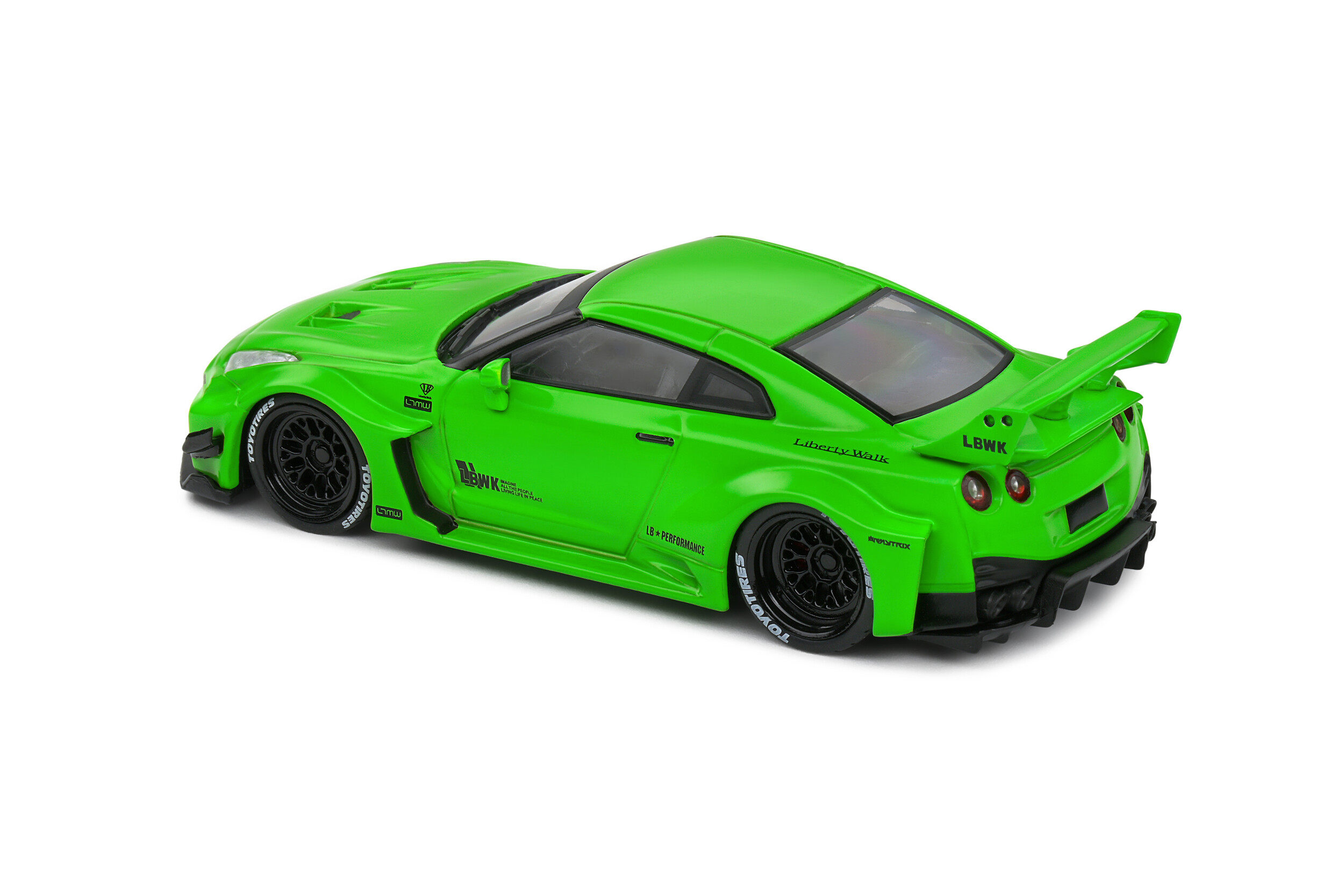 Nissan GT-R (R35) LB Work Silhouette - Acid Green - 2020 - Solido