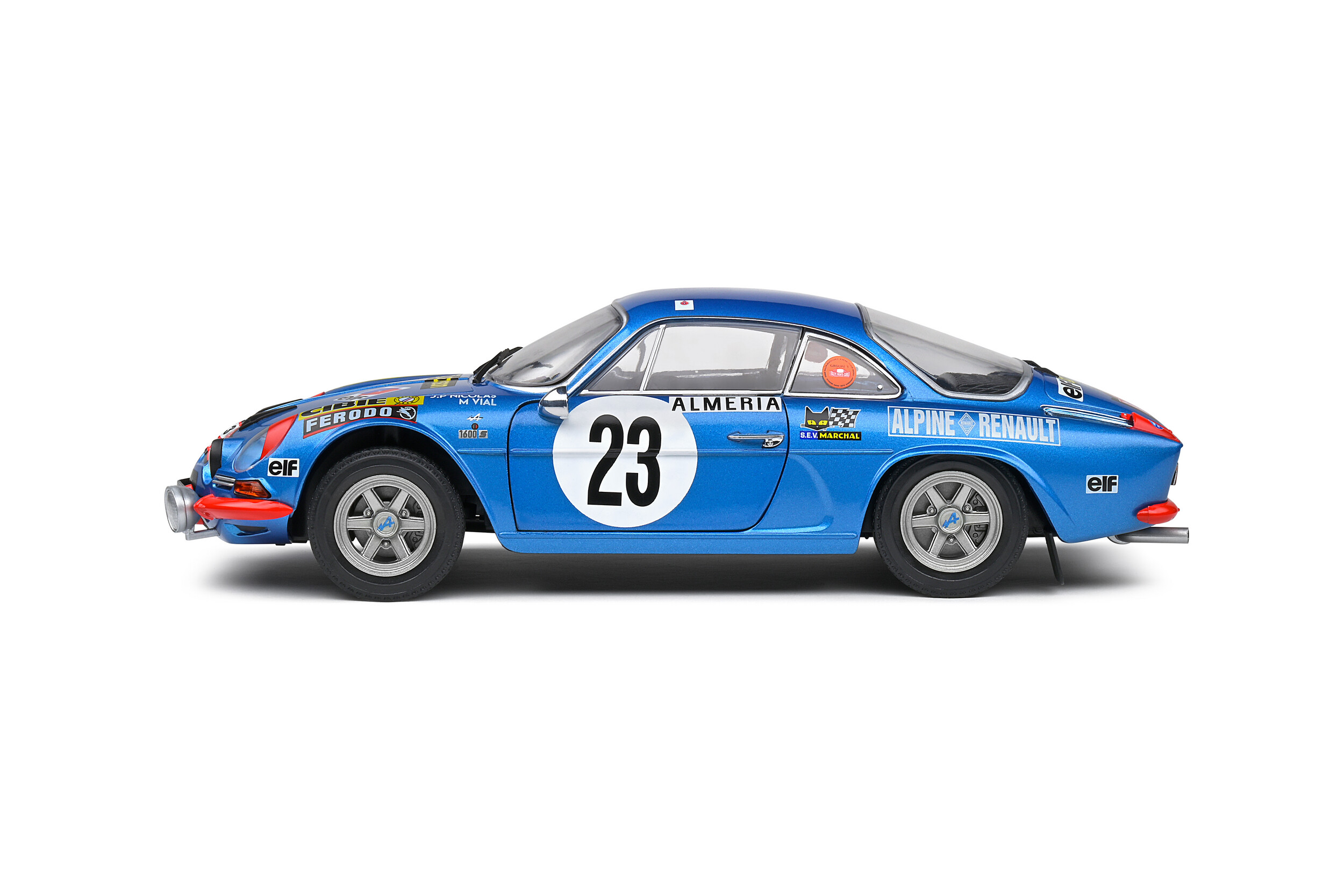 Alpine A110 1600S - Rallye Monte Carlo - 1972 - #23 Nicolas/Vial - Solido