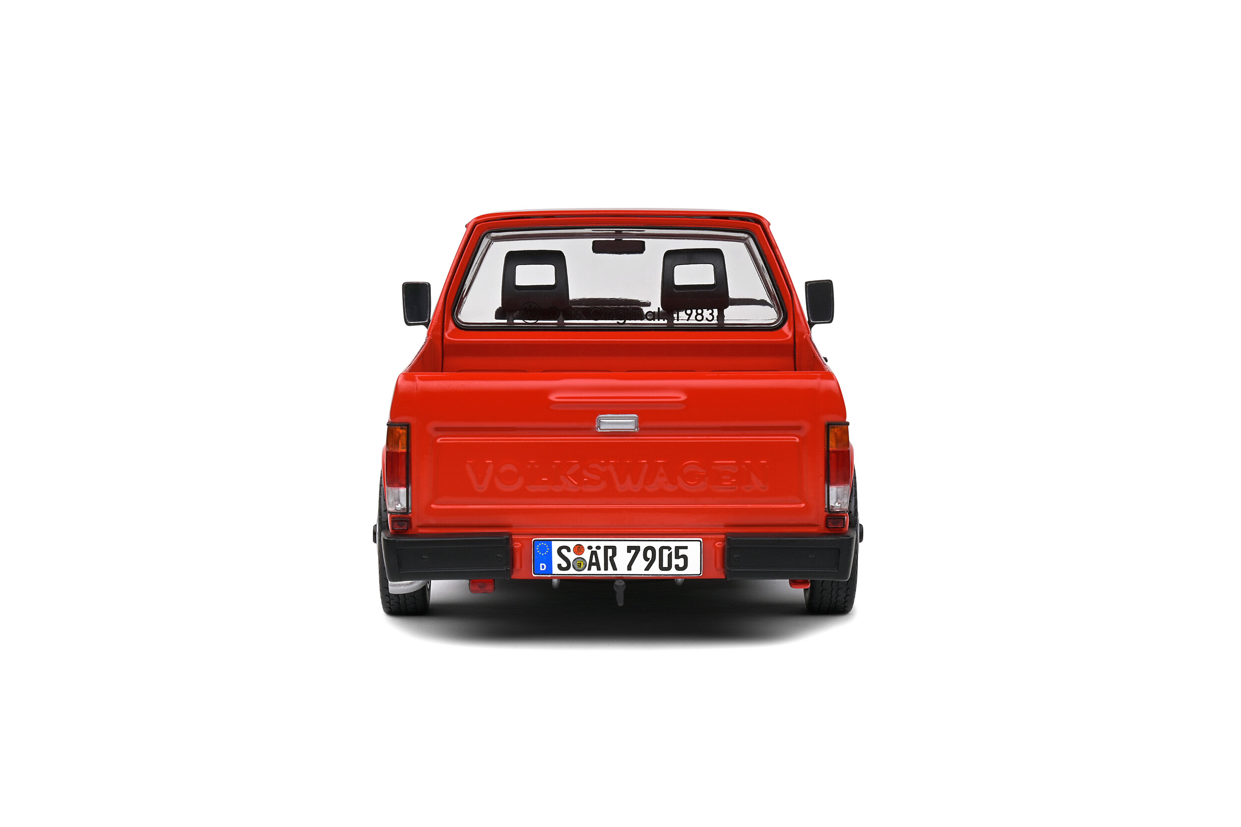 Volkswagen Caddy Mk.1 - mars red - 1982 - Solido