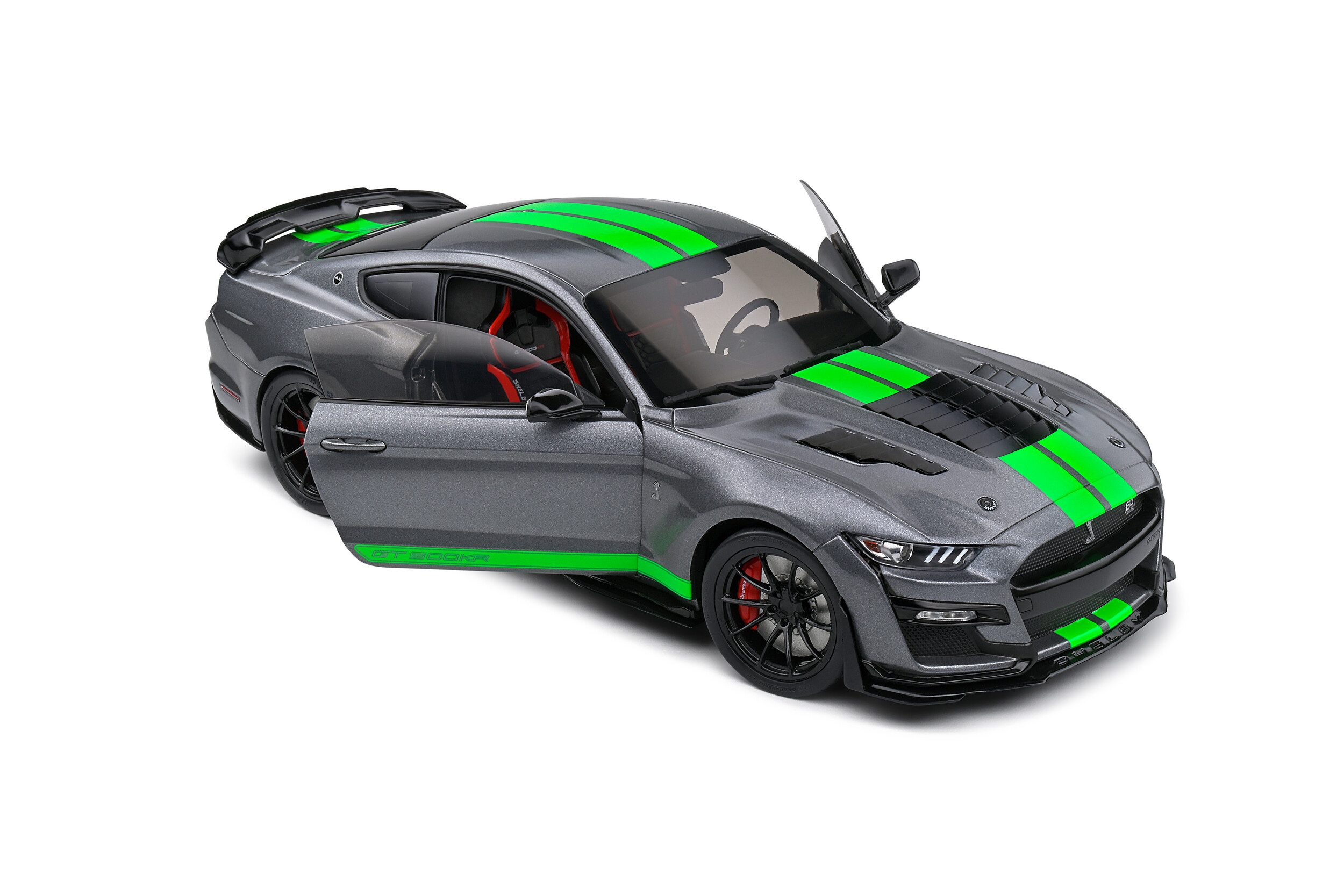 Ford Mustang Shelby GT500 - Carbonized Grey / Neon Green Stripes - 2020 ...