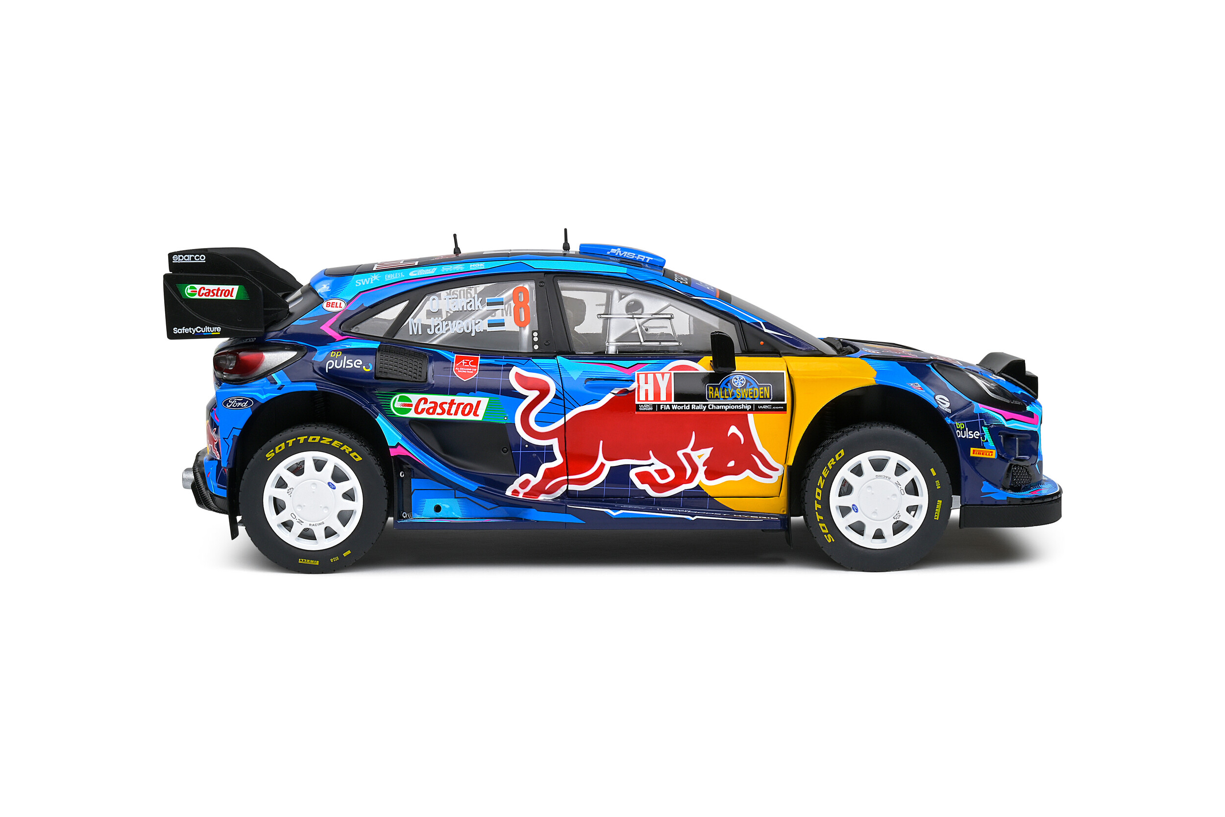 Ford Puma Rally1 Hybrid - Rally Suede - 2023 - #8 Tanak - Solido