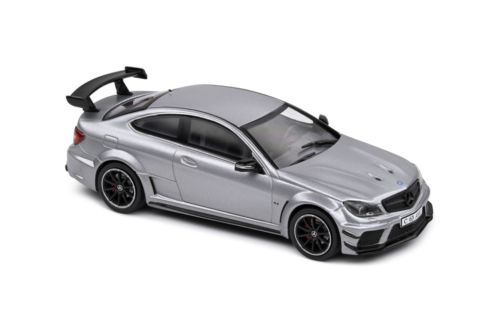 Mercedes C63 AMG Black Series - Grey Metallic Matt - 2011 - Solido