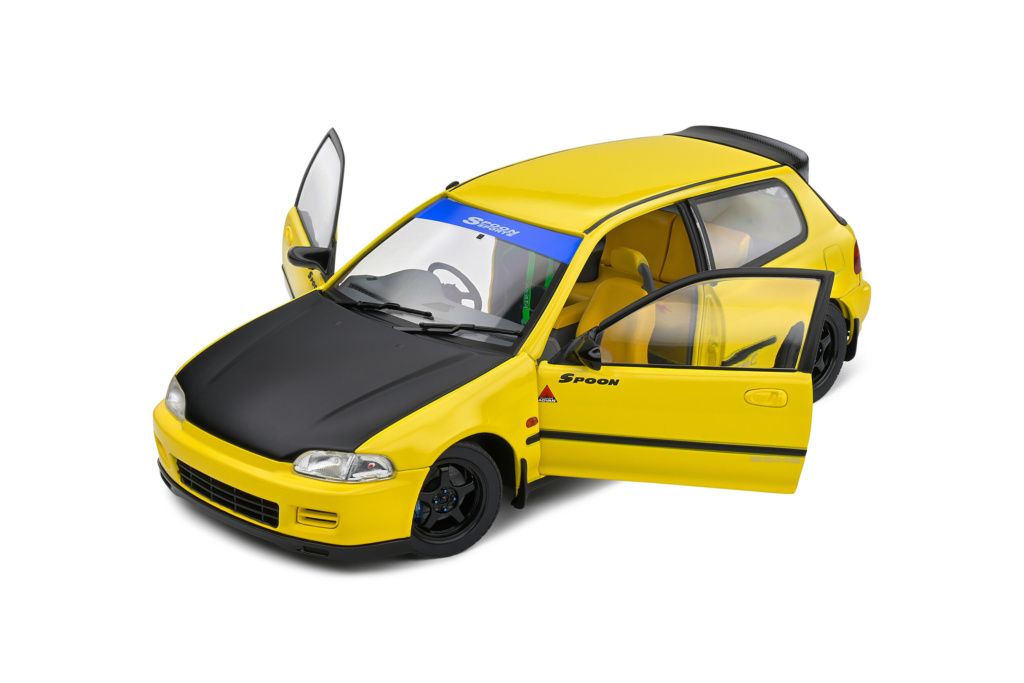 Honda Civic (EG6) Spoon Version - Yellow Carnival - 1991 - Solido