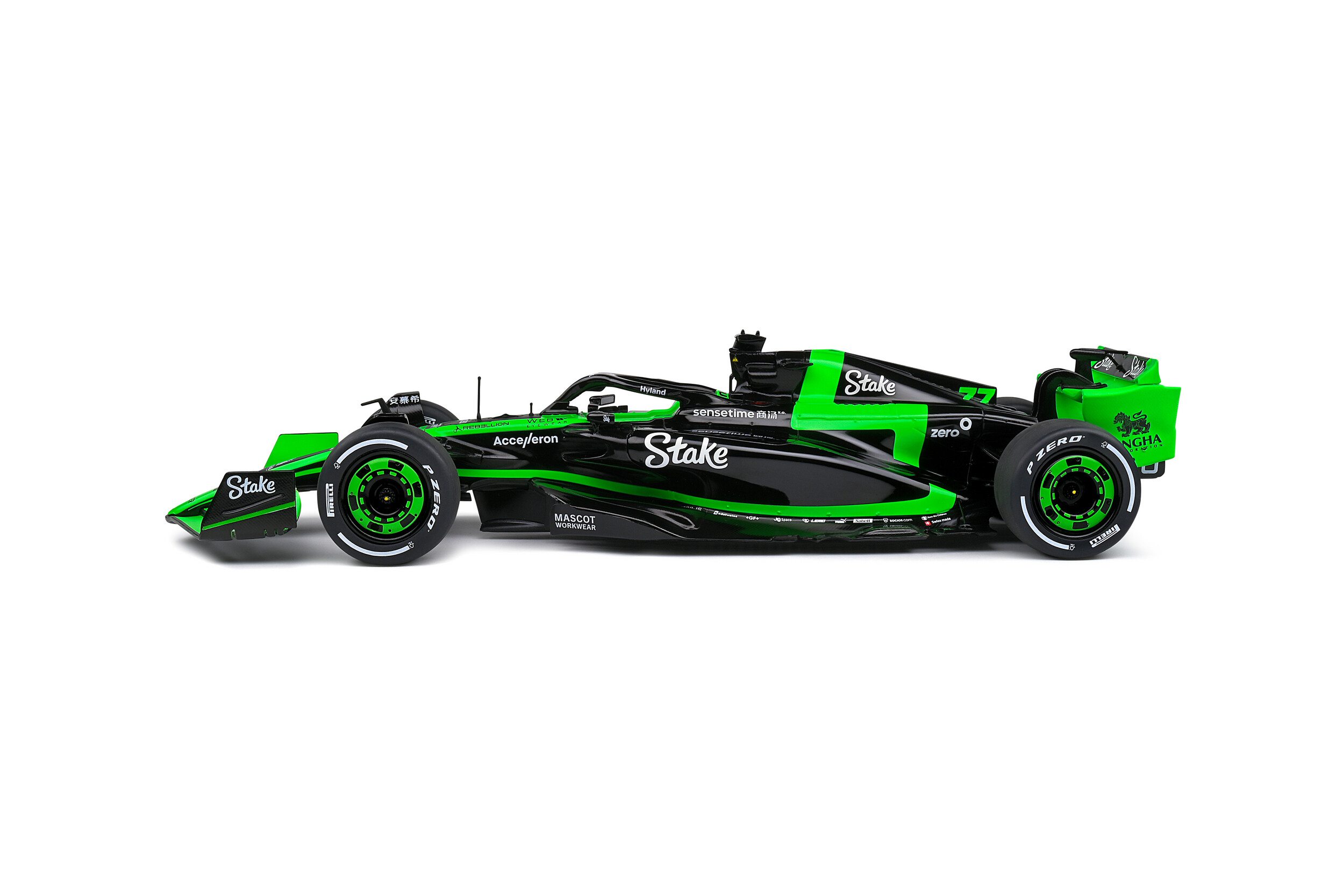KICK Sauber C44 Showcar Version - Black / Green - 2024 - Solido