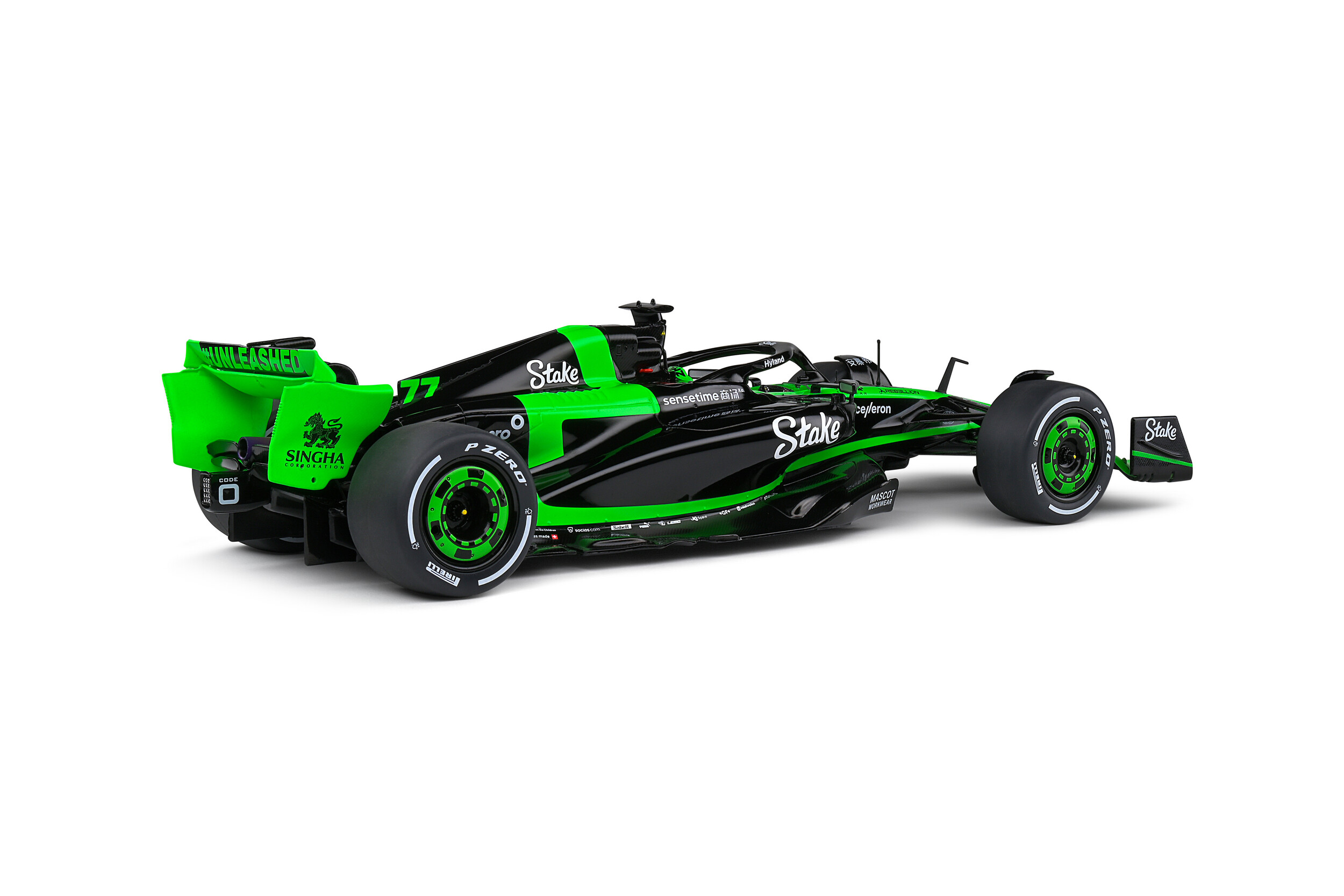 KICK Sauber C44 Showcar Version - Black / Green - 2024 - Solido